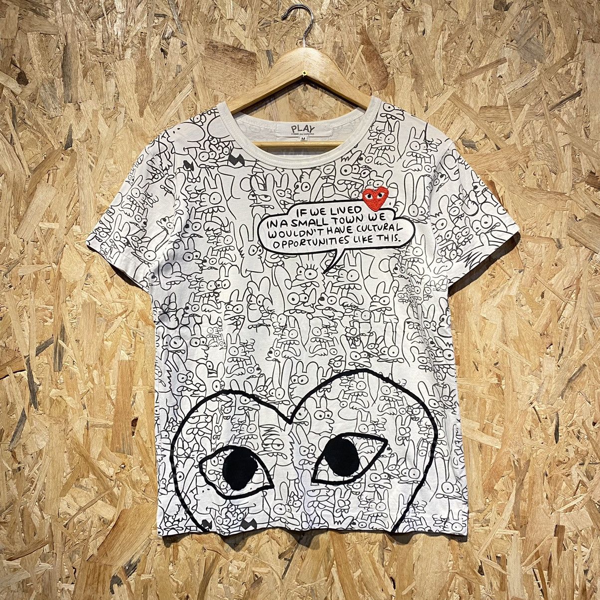 Cartoon Network × Comme des Garcons PLAY Rare Full Print CDG Play X The ...