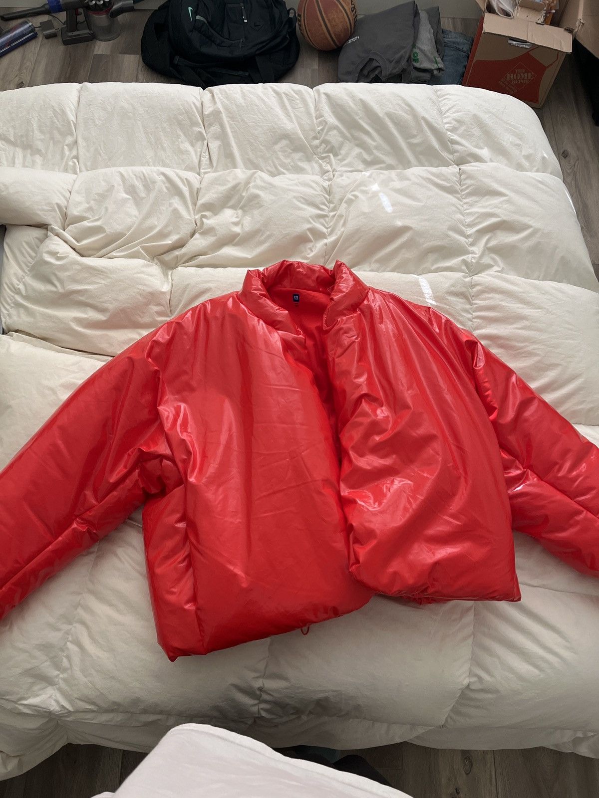 Gap Yeezy Gap Red Round Jacket | Grailed