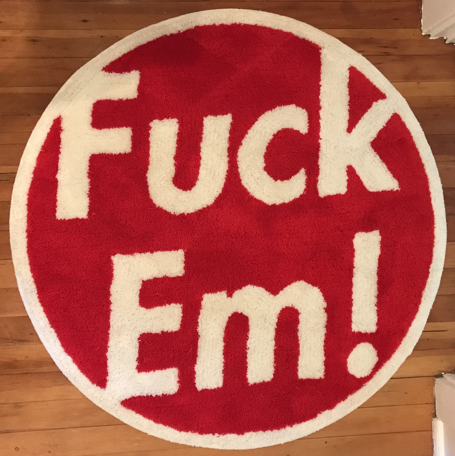 Supreme Fuck 'Em Rug | Grailed