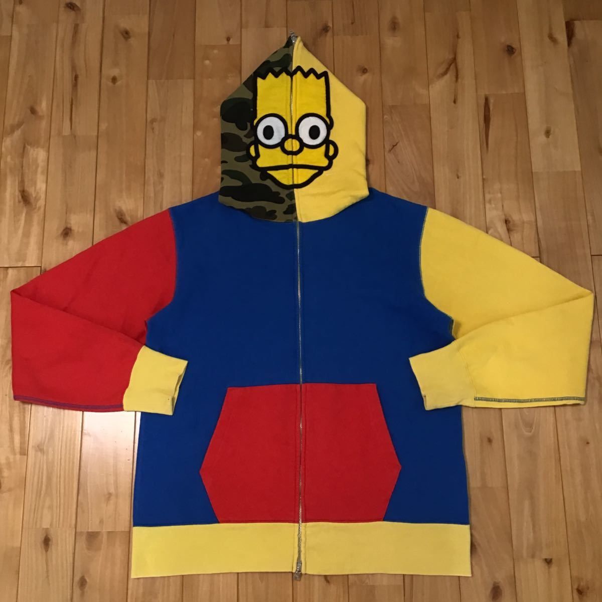 Bape × The Simpsons BAPE × THE SIMPSONS BART Full Zip Hoodie | Grailed