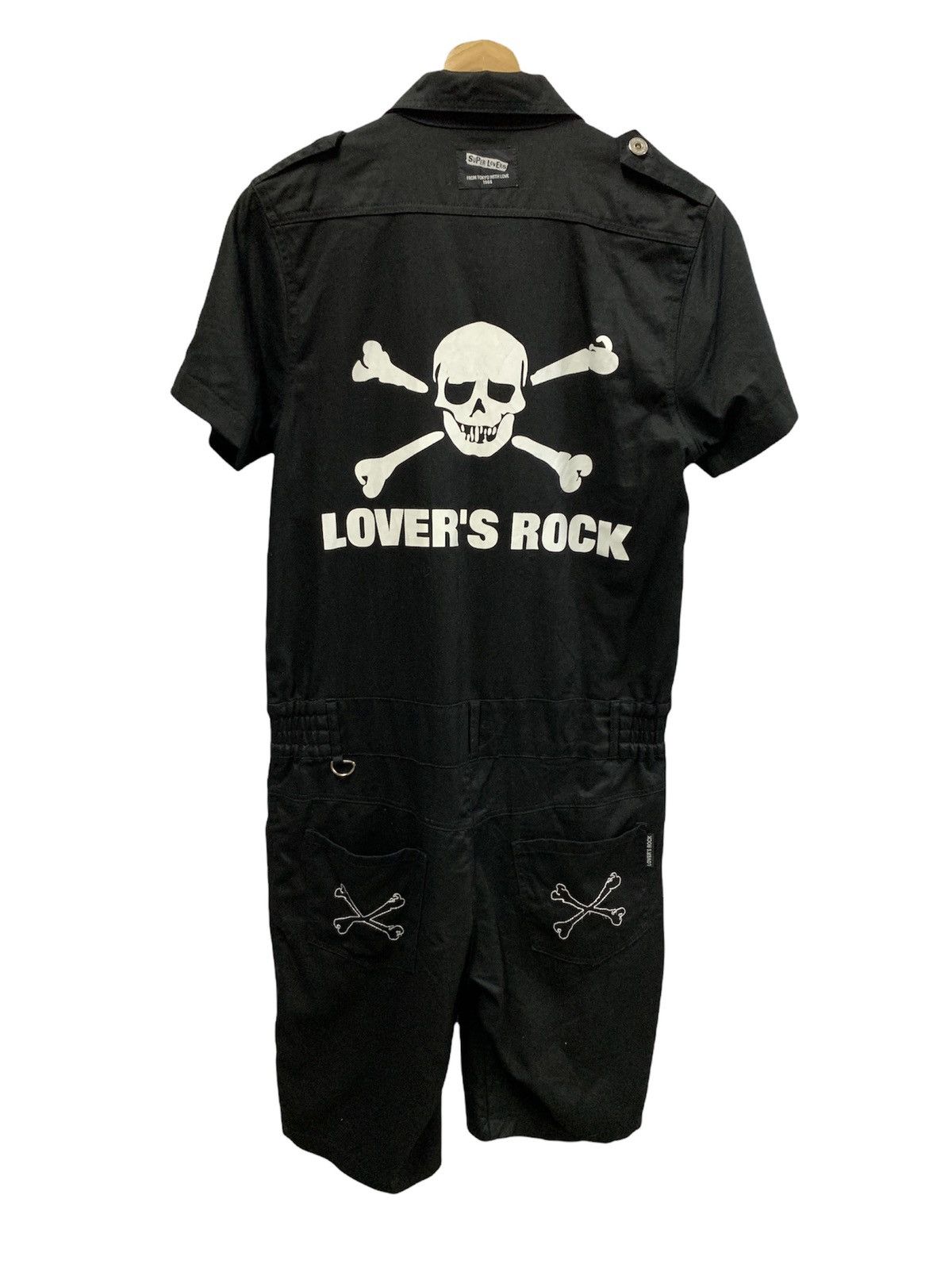 Japanese Brand × Overalls × Skulls Super Lovers Skull Jumpsuit Overall ...