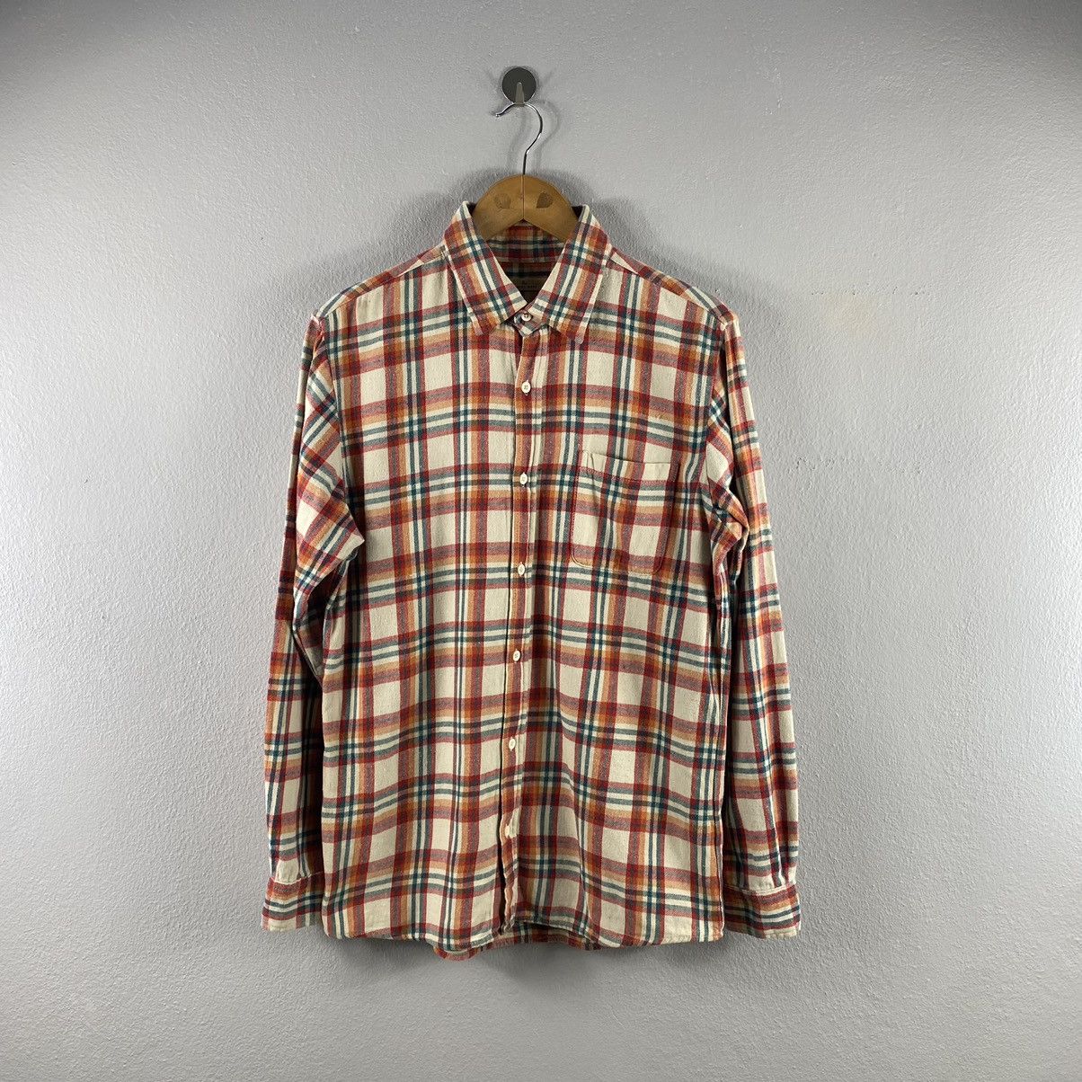 Flannel Global Work Japan Checkered Multicolour Mens Flannel Shirt ...