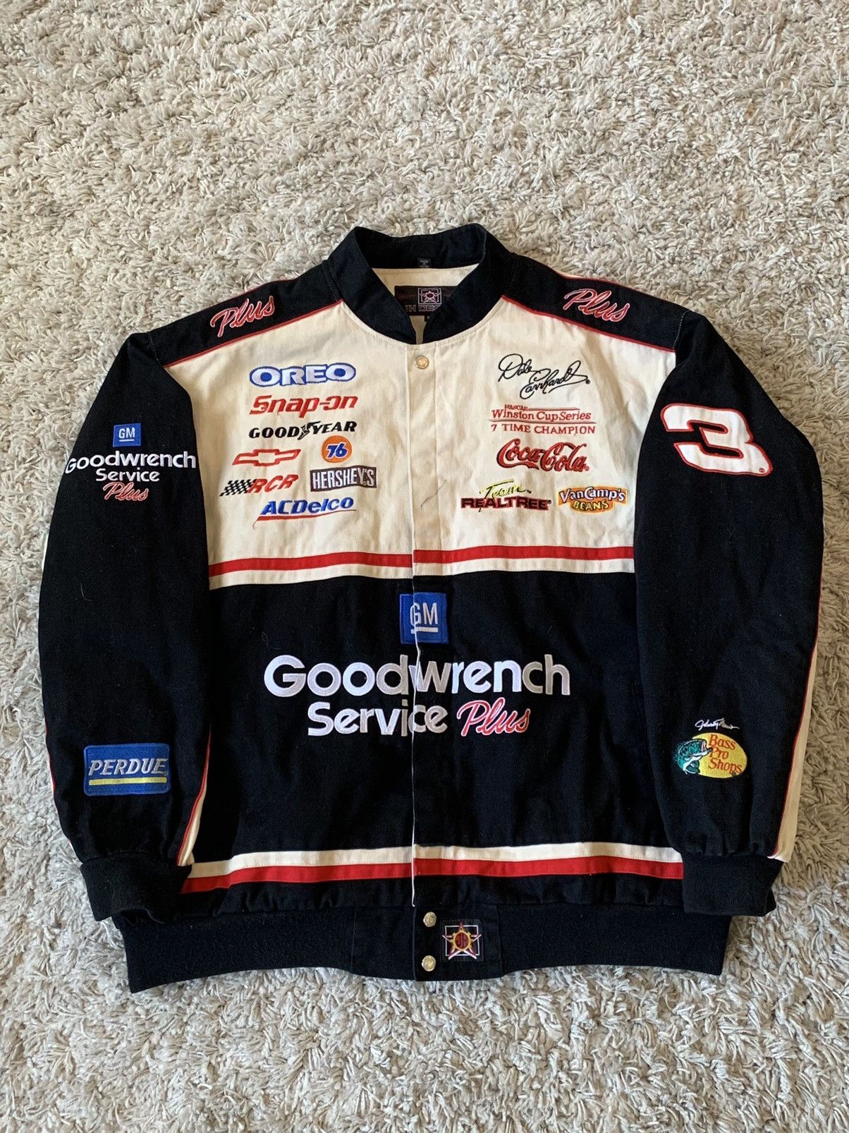 Vintage Vintage 90’s Dale Earnhardt NASCAR Racing JH Design Jacket ...