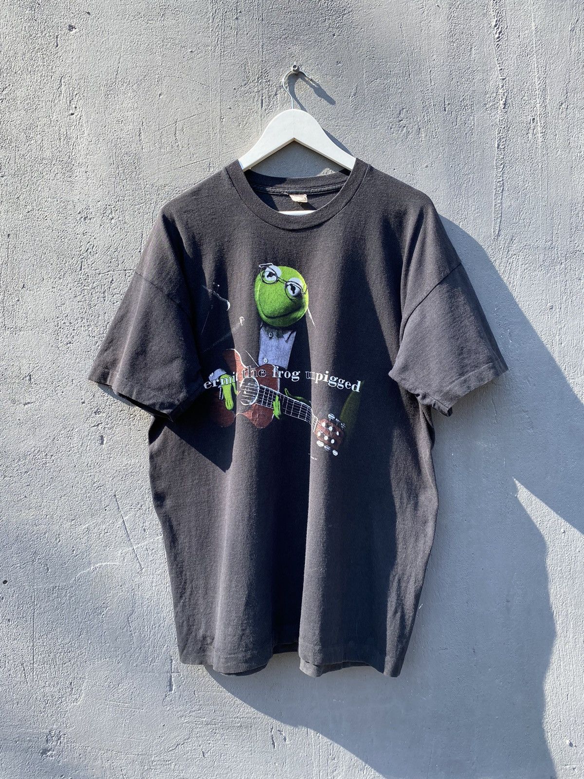 Band Tees × Vintage Vintage 90s Kermit The Frog Unplugged MTV Tee | Grailed