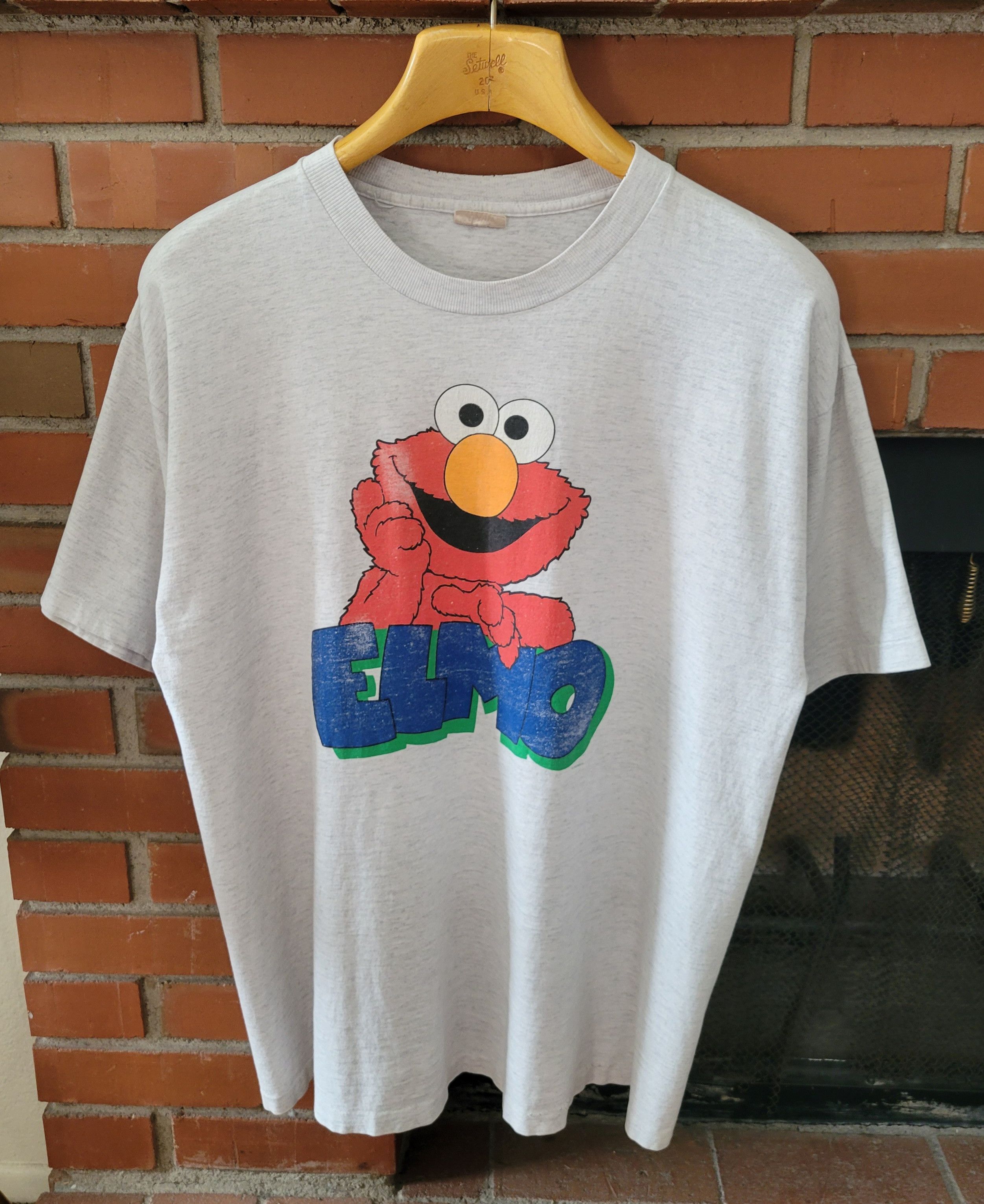 Vintage Vintage 90s elmo sesame street t shirt | Grailed