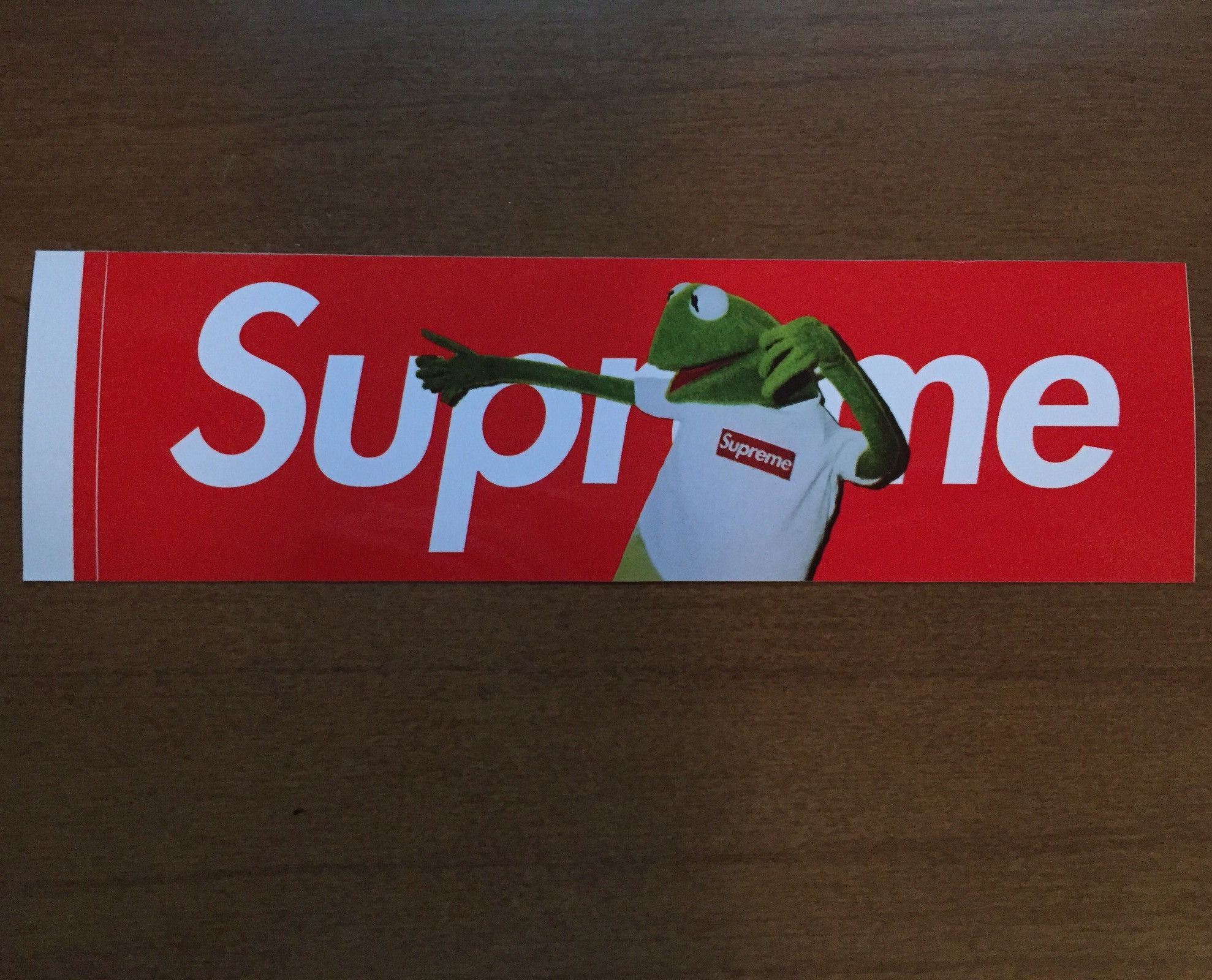 Supreme Kermit The Frog Box Logo Sticker | Grailed