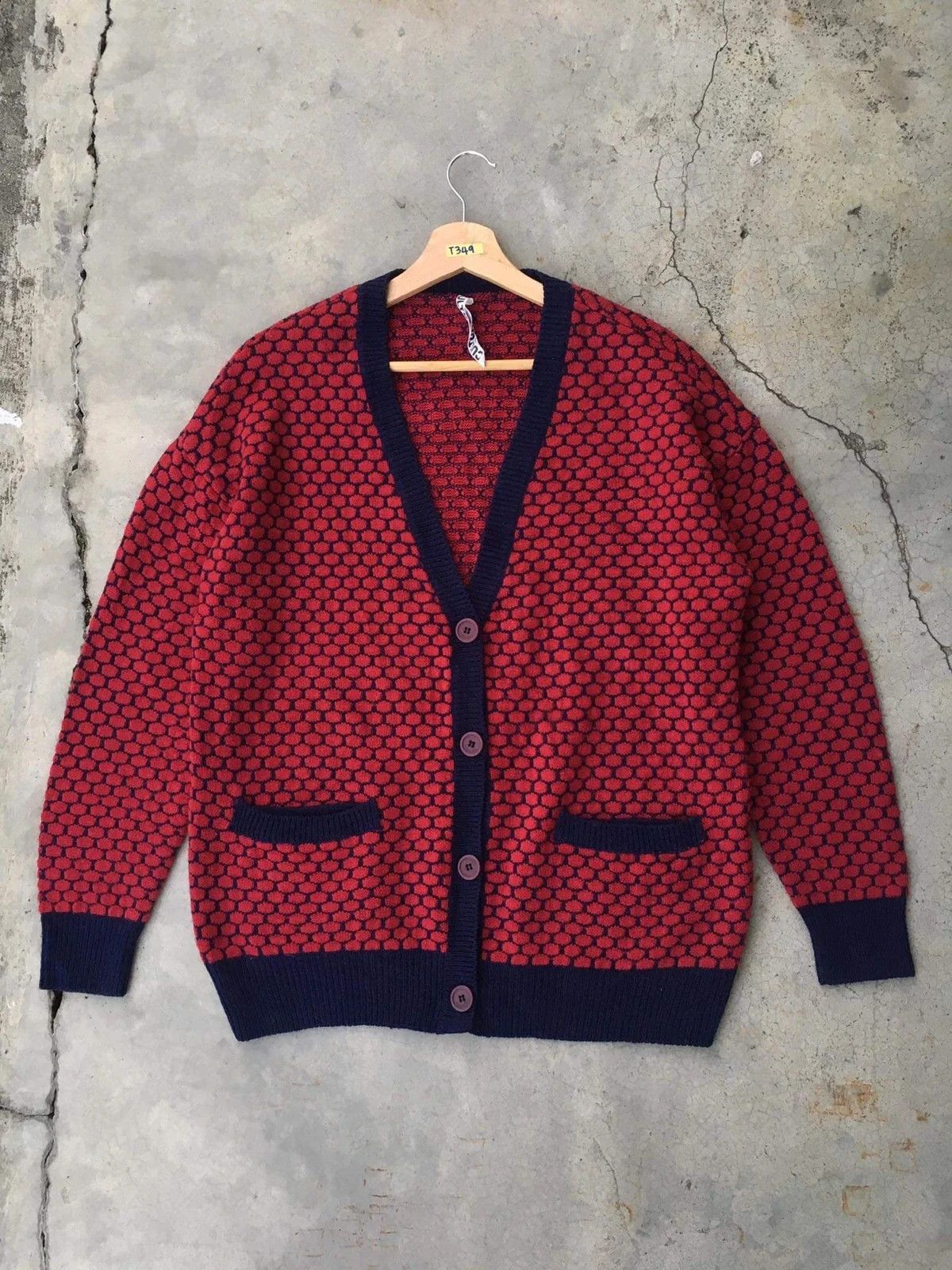 Canadian Sweater × Cardigan × Coloured Cable Knit Sweater 📌Japanese ...