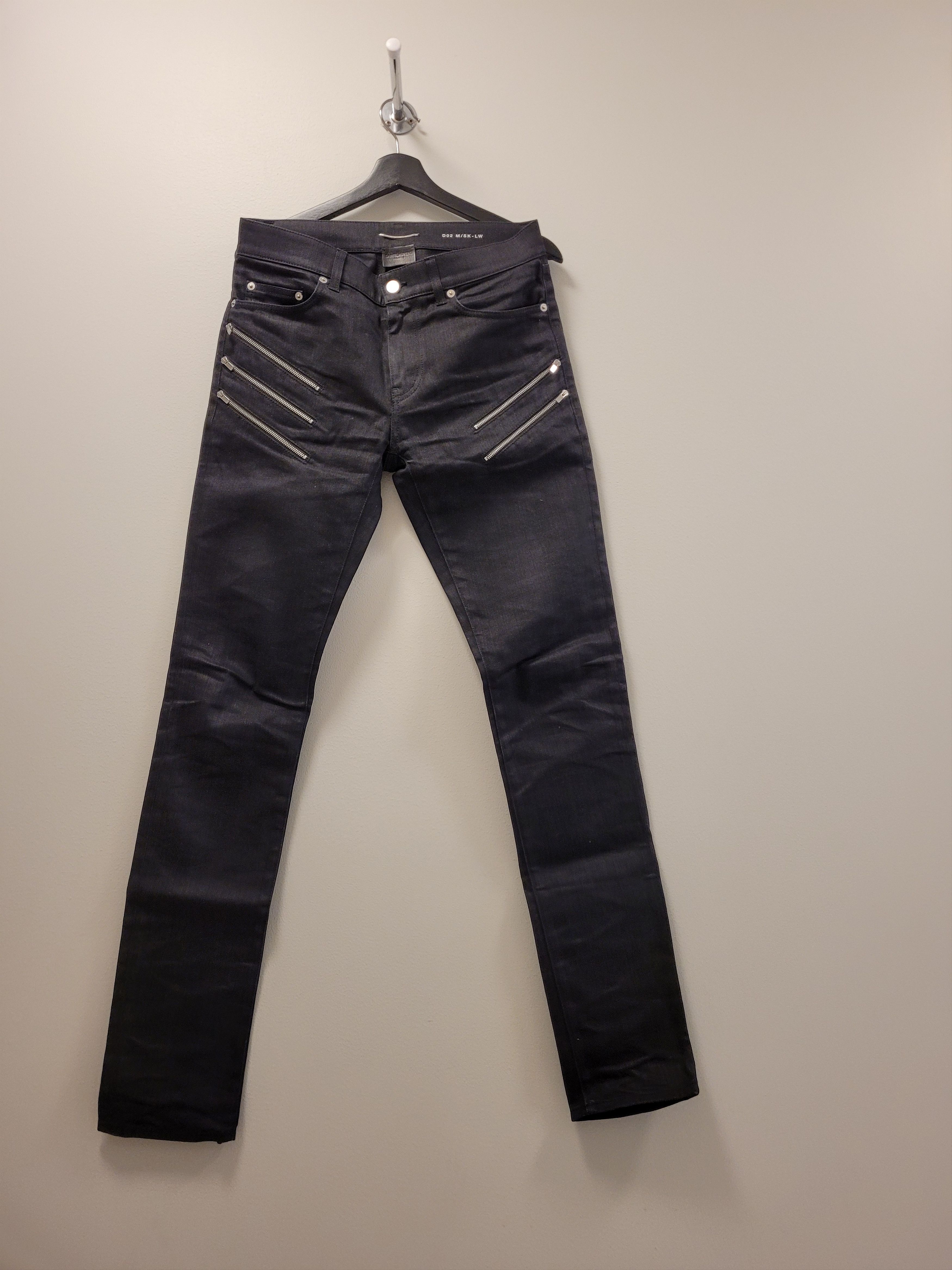 Hedi Slimane × Saint Laurent Paris Saint laurent fw15 D02 five zip ...