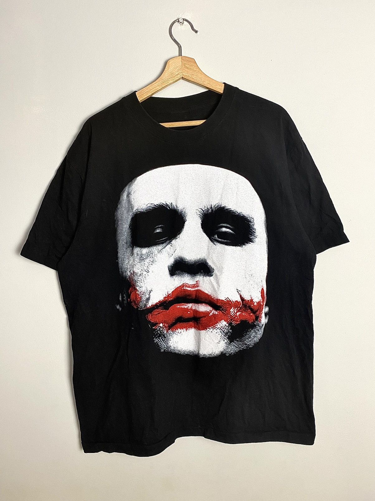 DC Comics × Vintage Vintage 90s Joker Big Head Batman Movie Tshirt ...