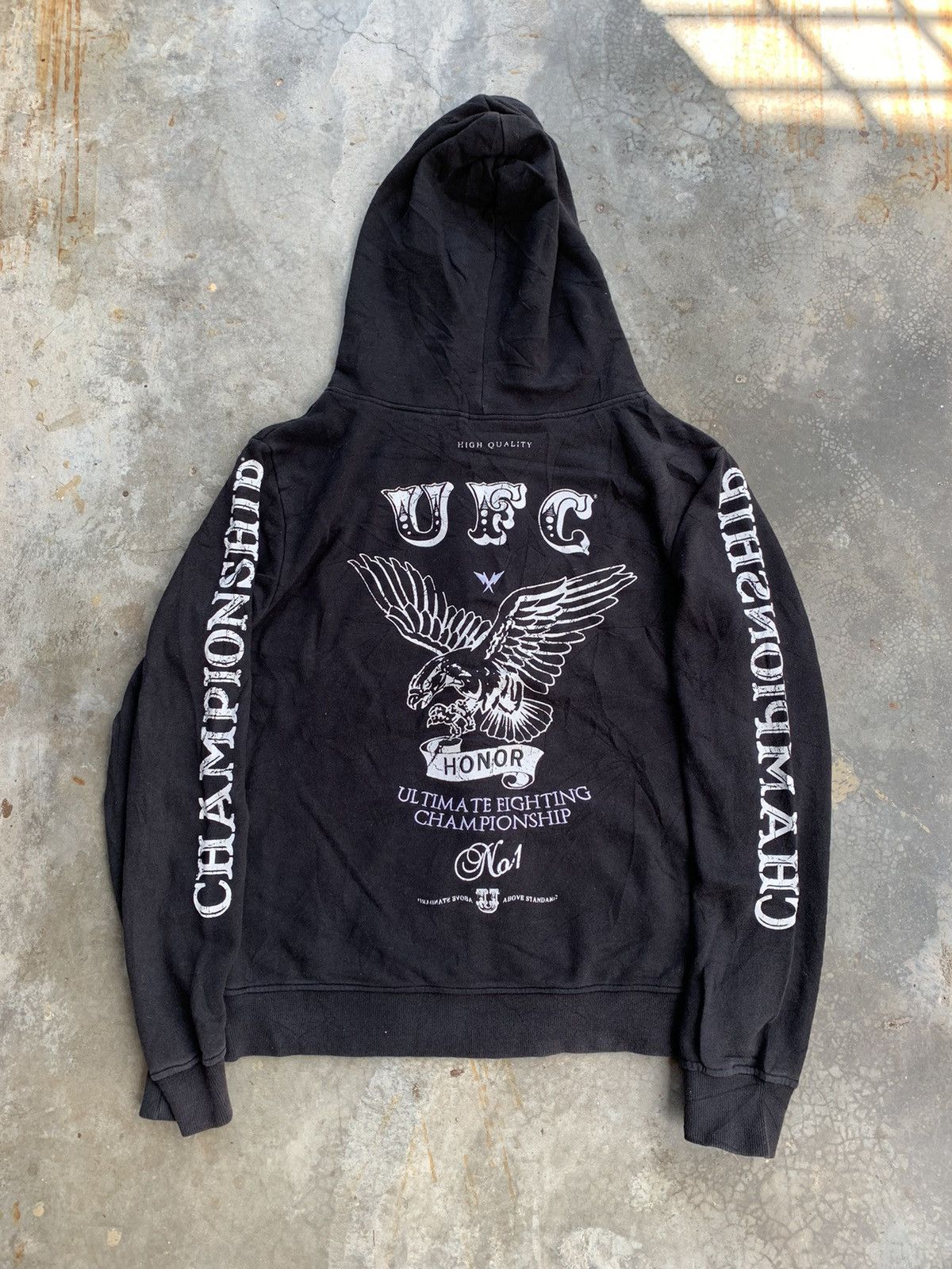 Streetwear × Ufc UFC ULTIMATE FIGHTING CHAMPION Zip Up Hoodie | Grailed