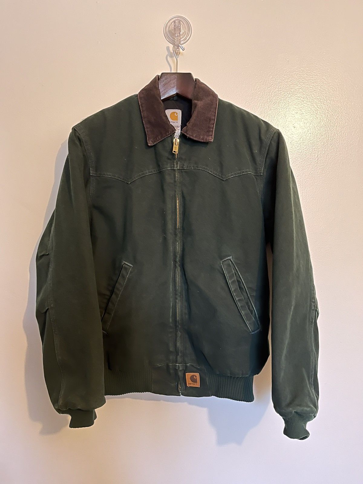 Carhartt × Vintage Carhartt Santa Fe Green jacket size M | Grailed