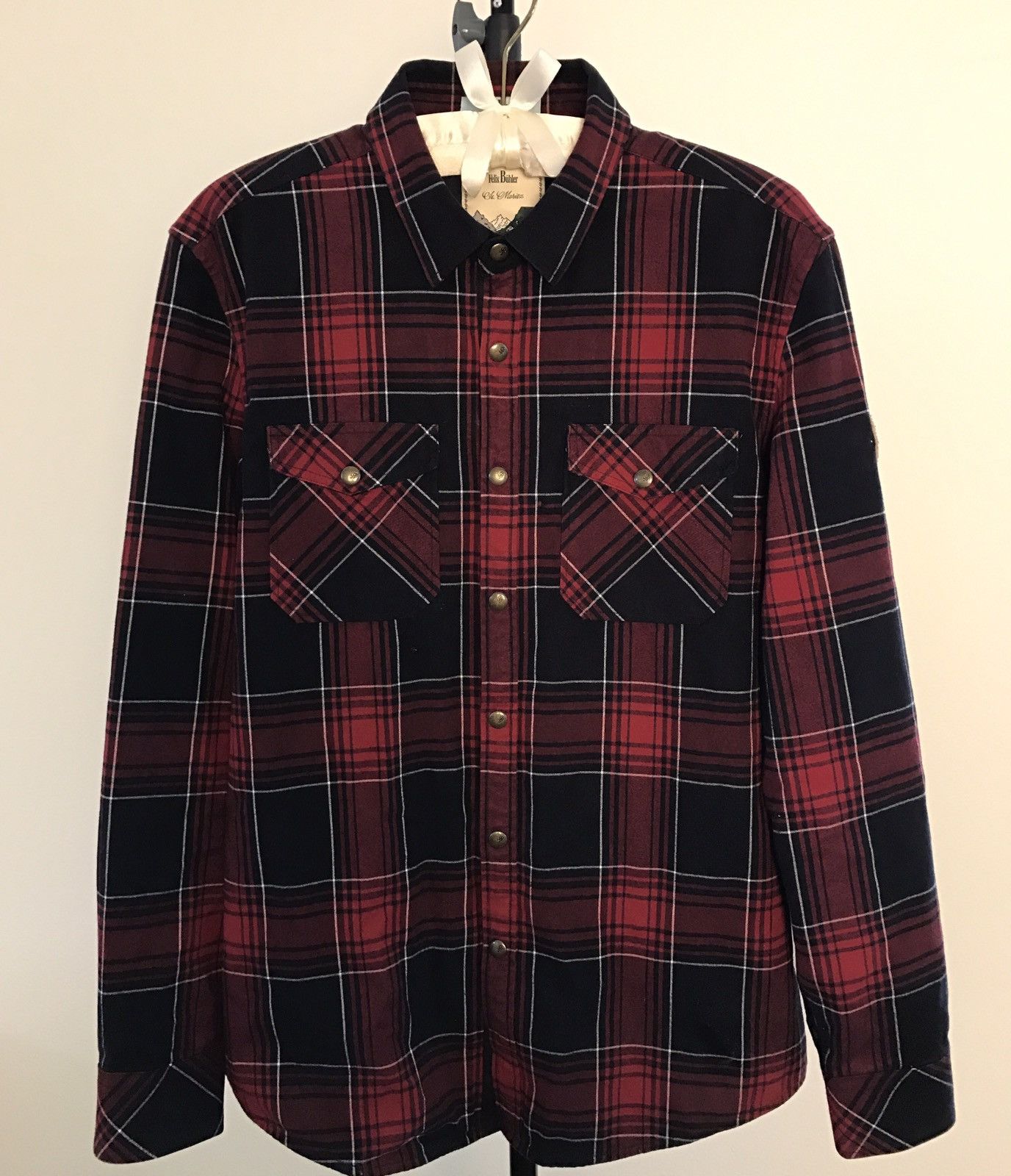 Boothia Felix Felix Buhler Red Checkered Button Up Shirt | Grailed