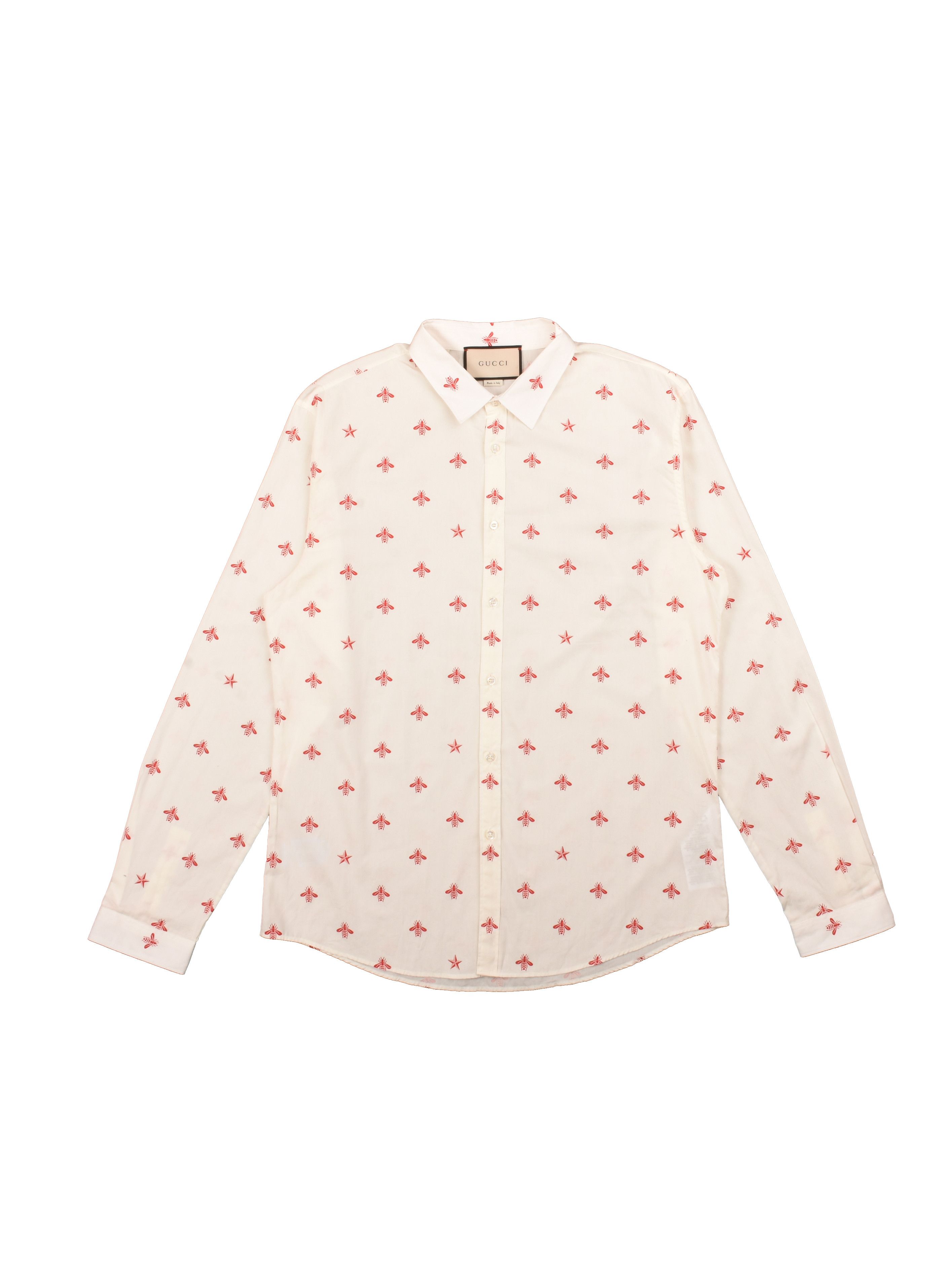 Gucci Bee Button Up Shirt | Grailed