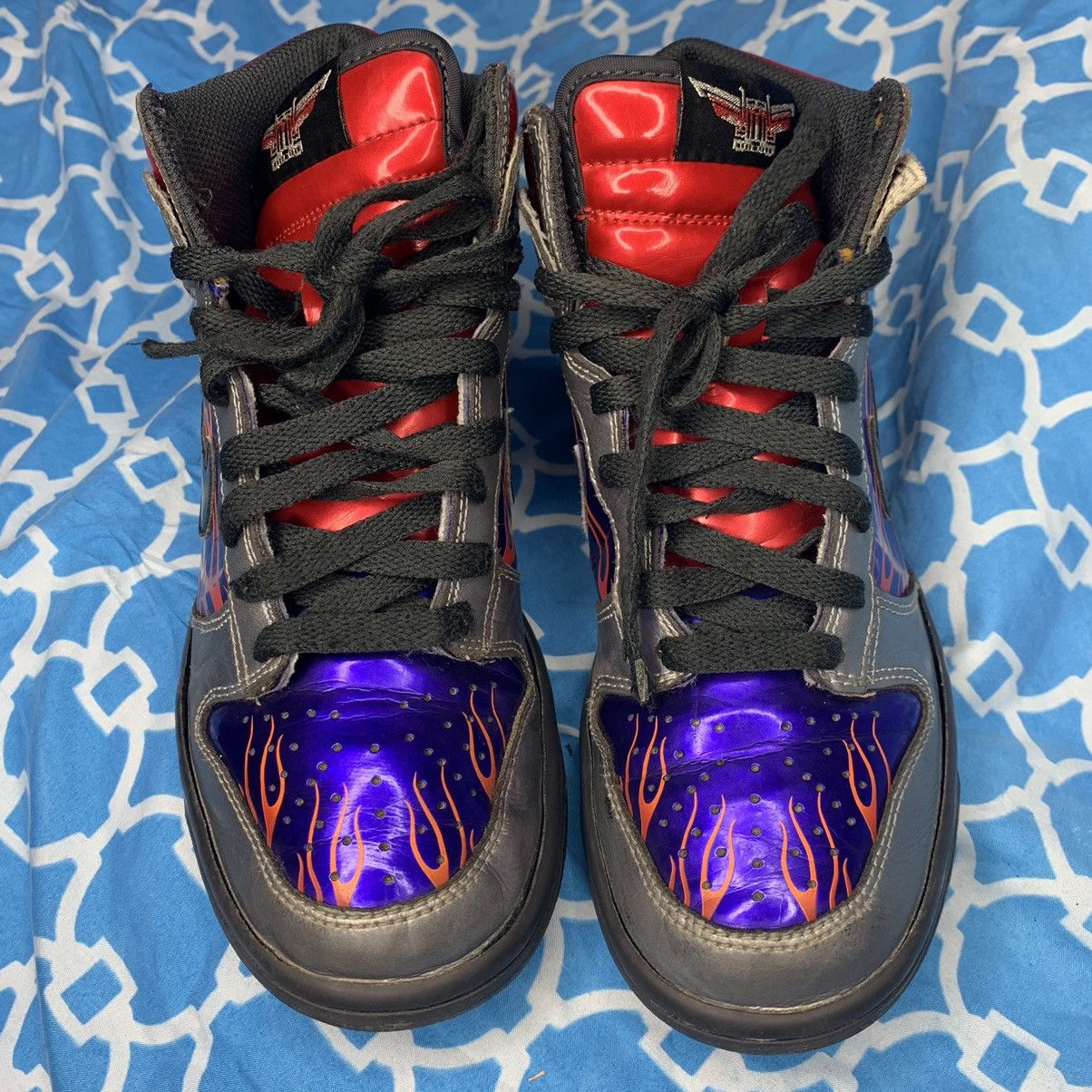 Nike Nike dunk high Transformers Youth size 5.5Y GS Optimus prime | Grailed