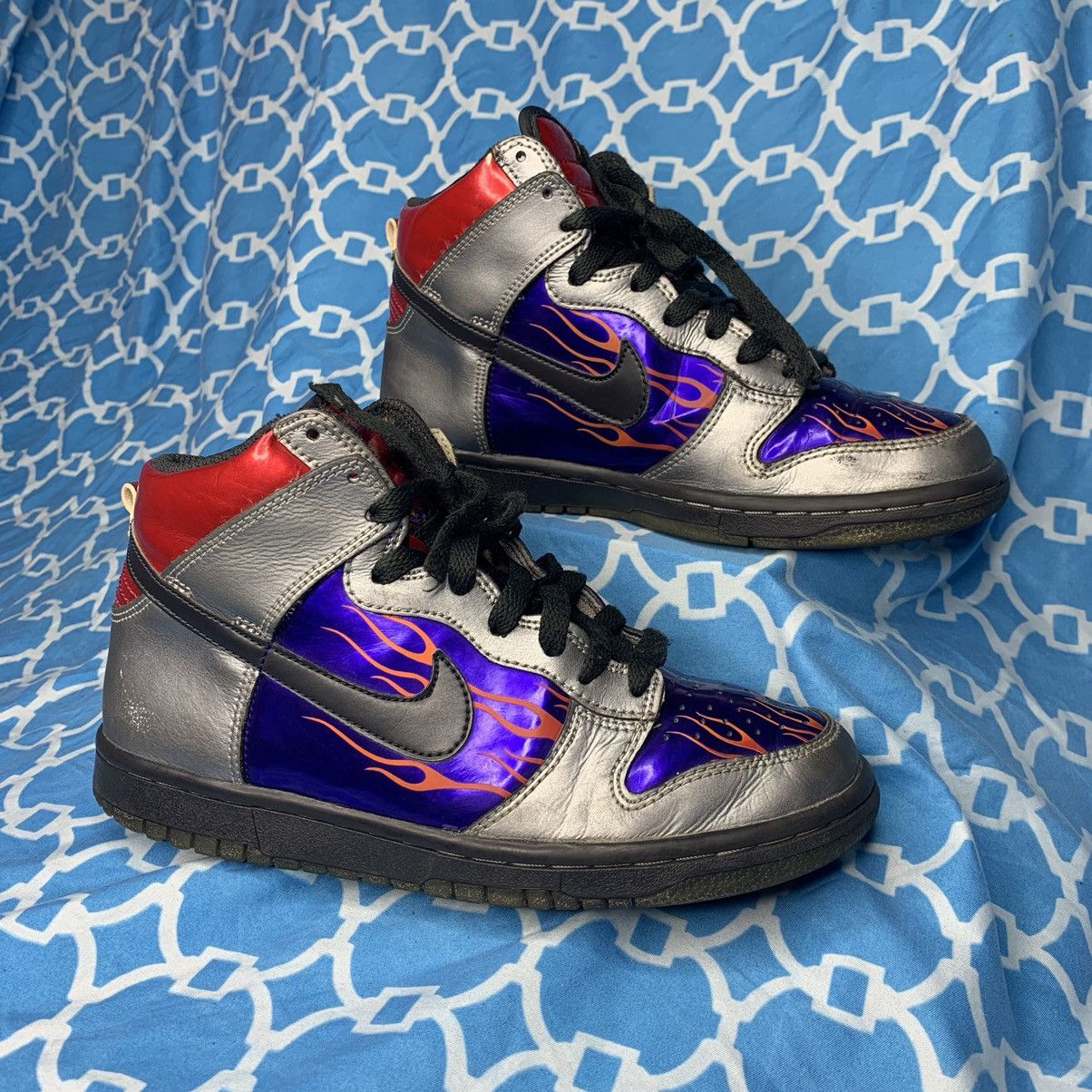 Nike Nike dunk high Transformers Youth size 5.5Y GS Optimus prime | Grailed