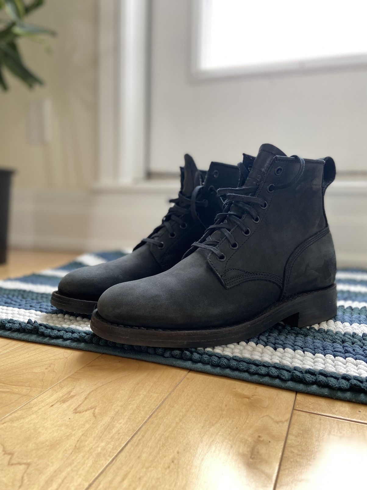 Dayton Boots Dayton Service Boots in Charcoal Grey Nubuck | Grailed
