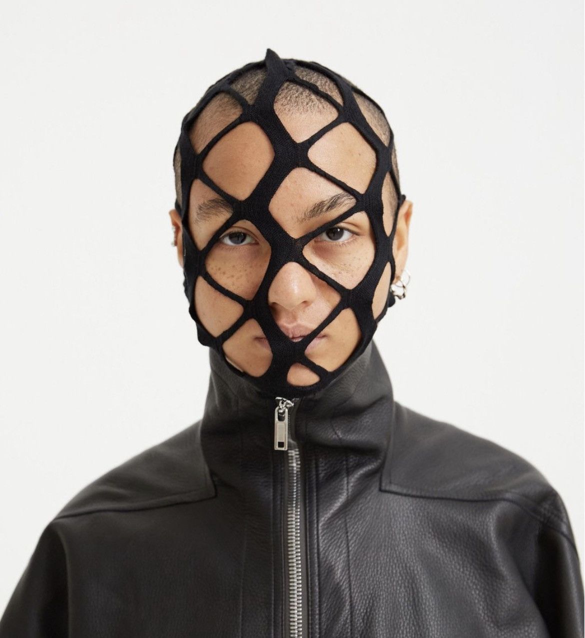 Rick Owens Rick Owens SS21 Net Face Mask | Grailed