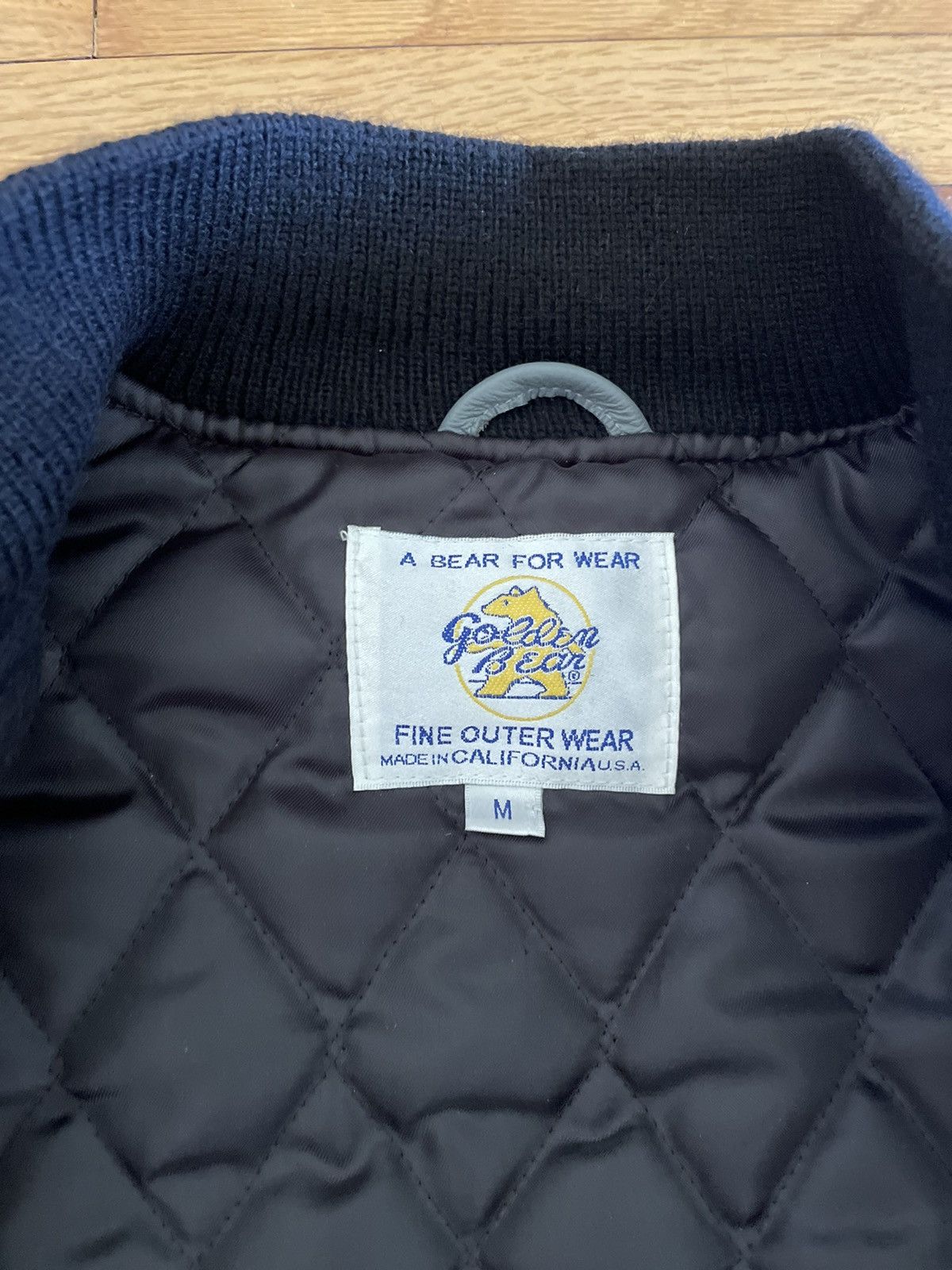 Golden Bear Golden Bear Varsity Jacket (Tag M, actual size slim S) | Grailed