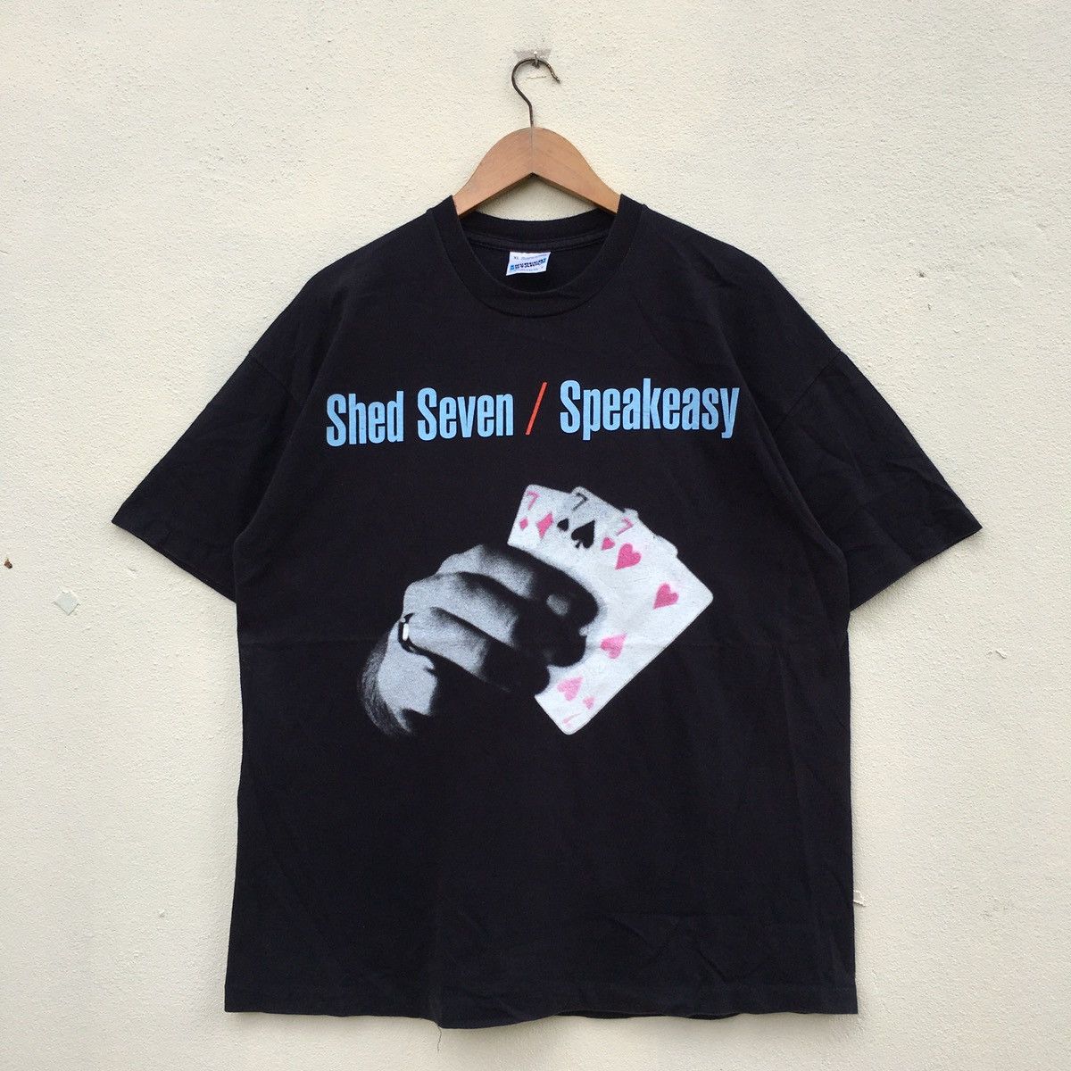 Band Tees × Vintage RARE🔥Vintage SHED SEVEN SPEAKEASY BRITPOP BAND T ...