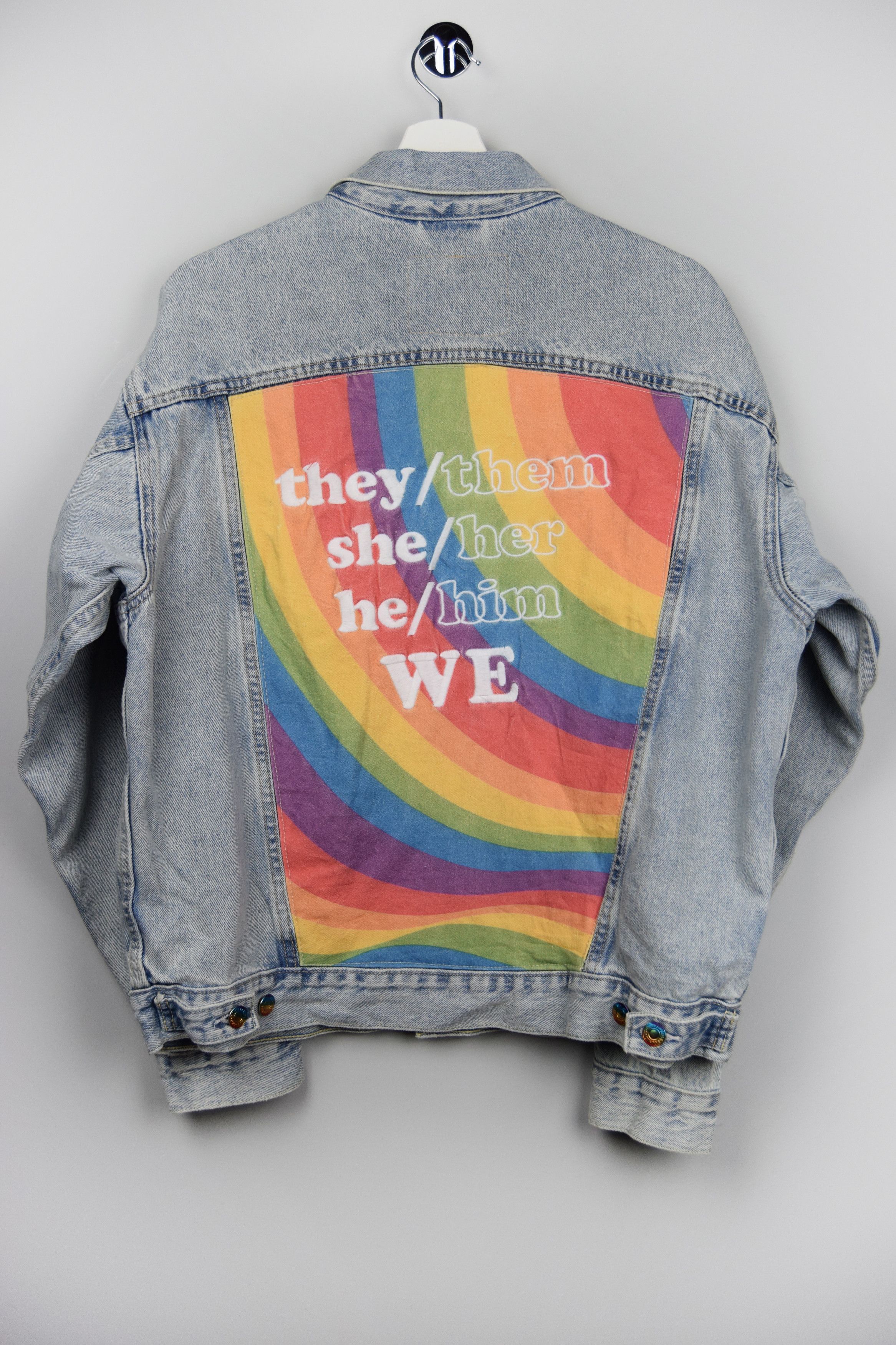 Levi's Levi's Pride Liberation Denim Jacket Rainbow Trucker Jacket ...