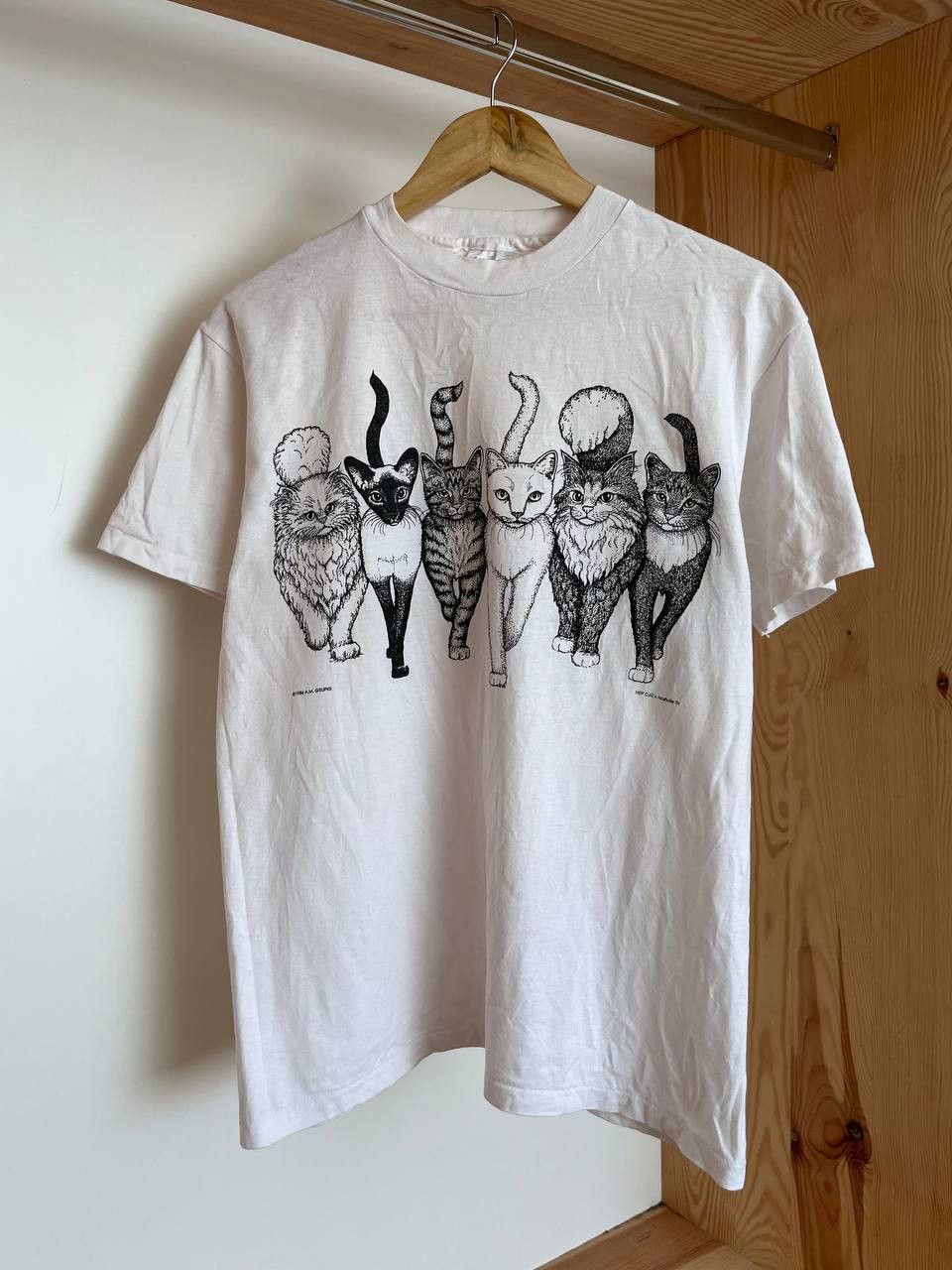 Hanes × Vintage RARE Vintage HEP CAT 1986 Nashville TN Hanes T-Shirt ...