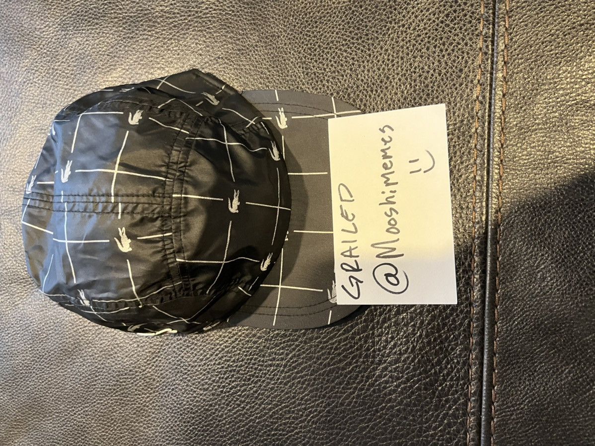 Lacoste × Supreme Lacoste Supreme Reflective Grid Nylon Camp Cap | Grailed