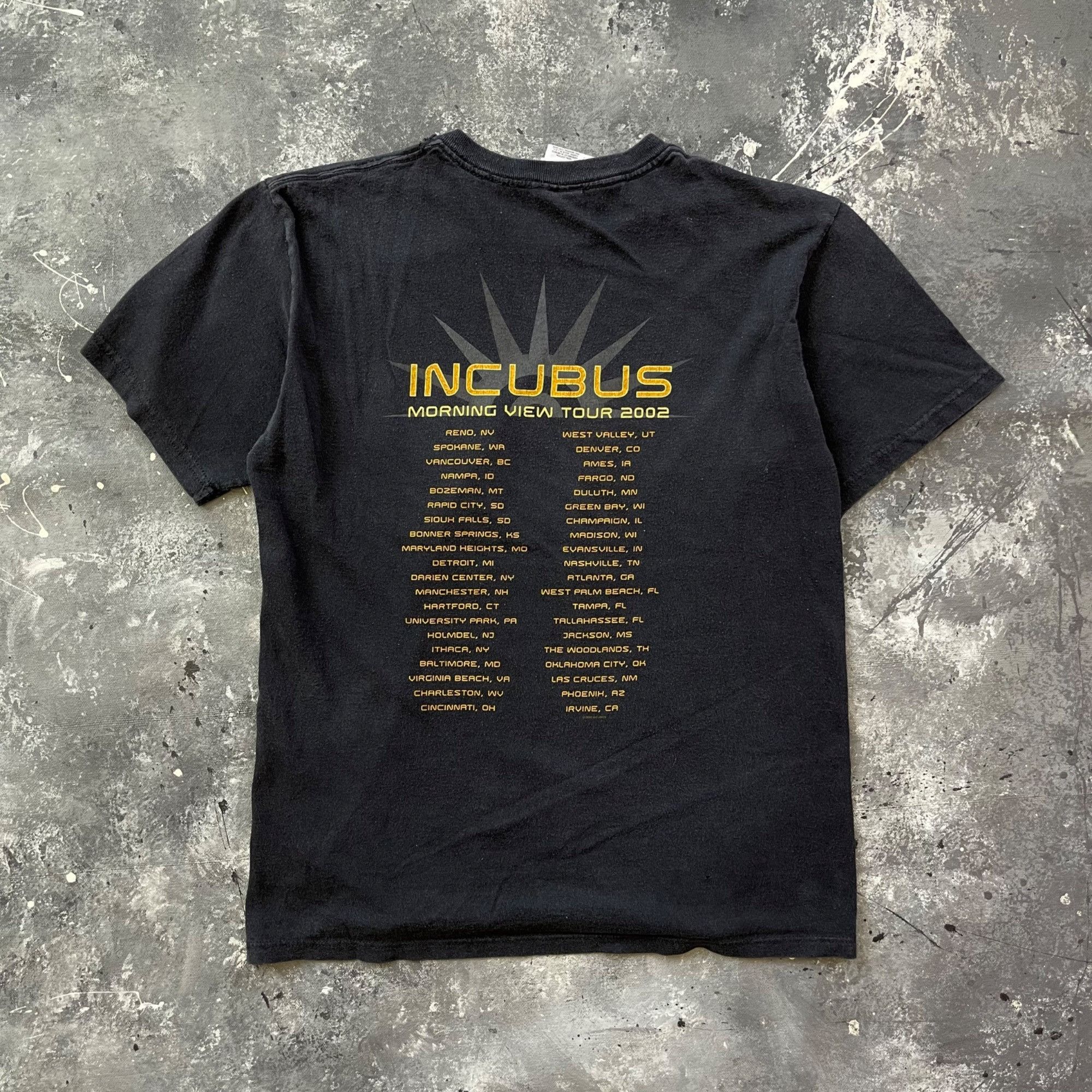 Vintage Vintage 2002 Incubus Morning View Tour T-shirt | Grailed