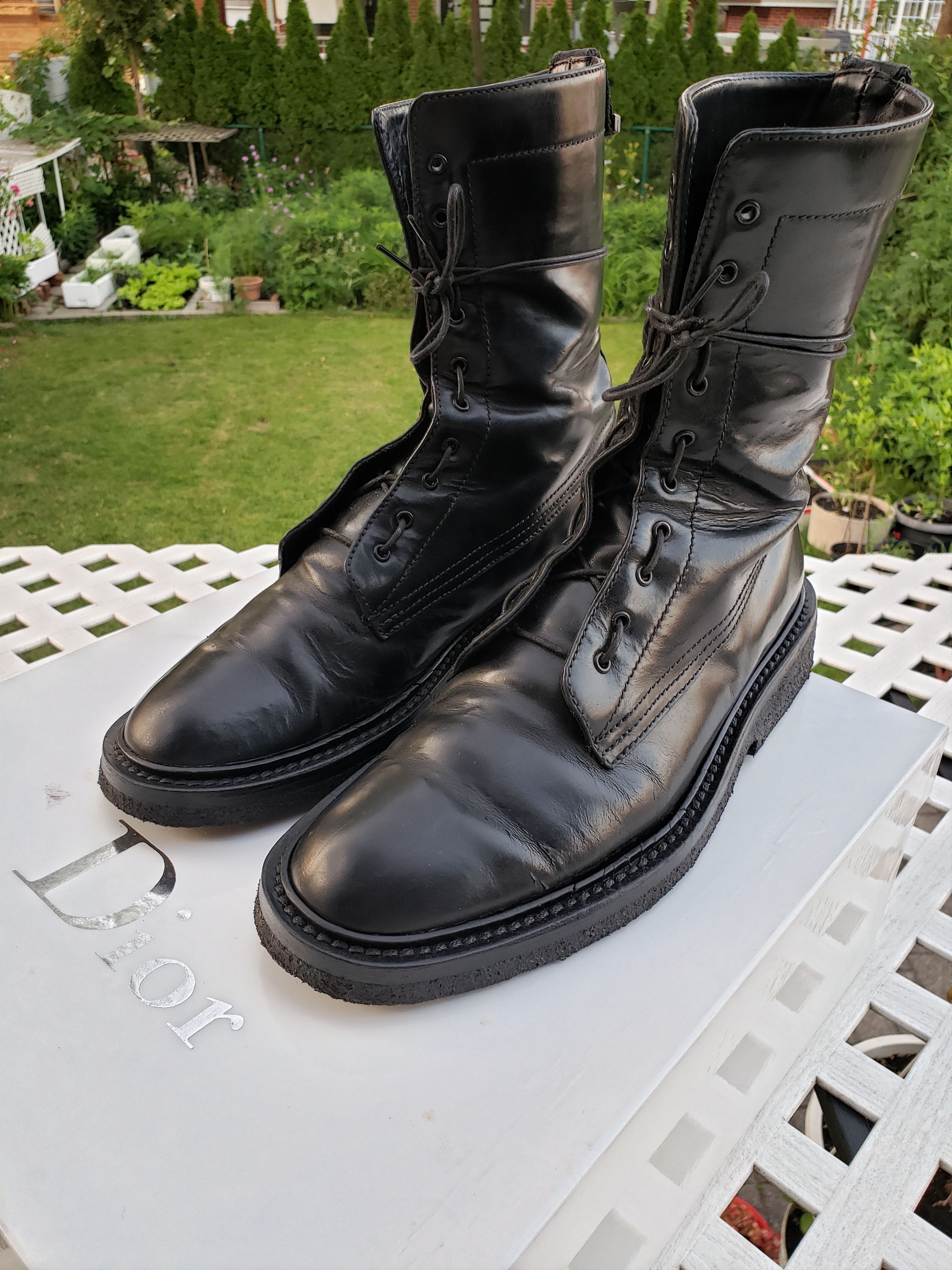Dior AW07 Dior Homme 'Navigate' Combat Boots | Grailed