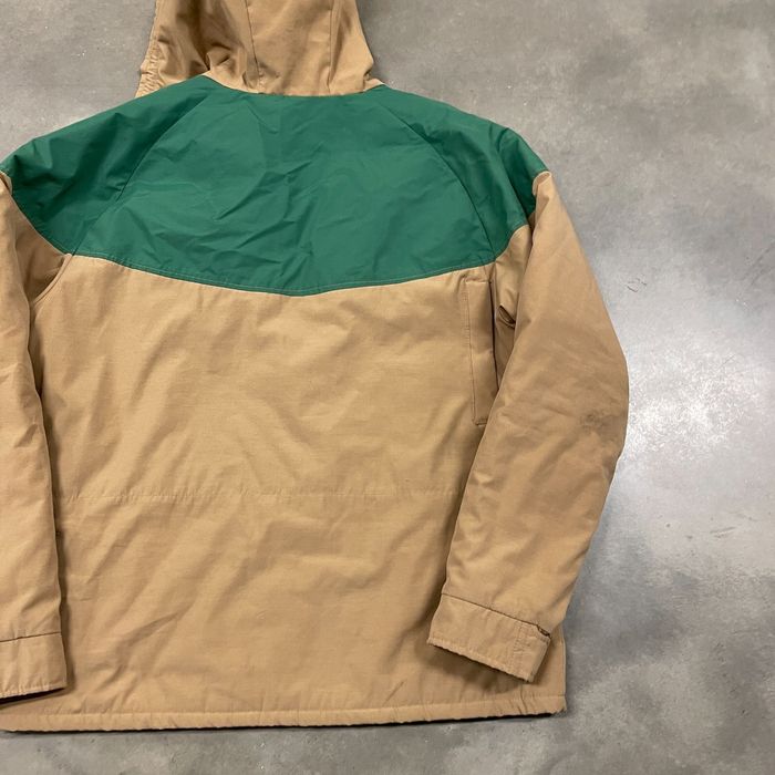 Vintage 70s Camp 7 Boulder, CO Green/Tan Zip Up Hooded Parka Jac | Grailed