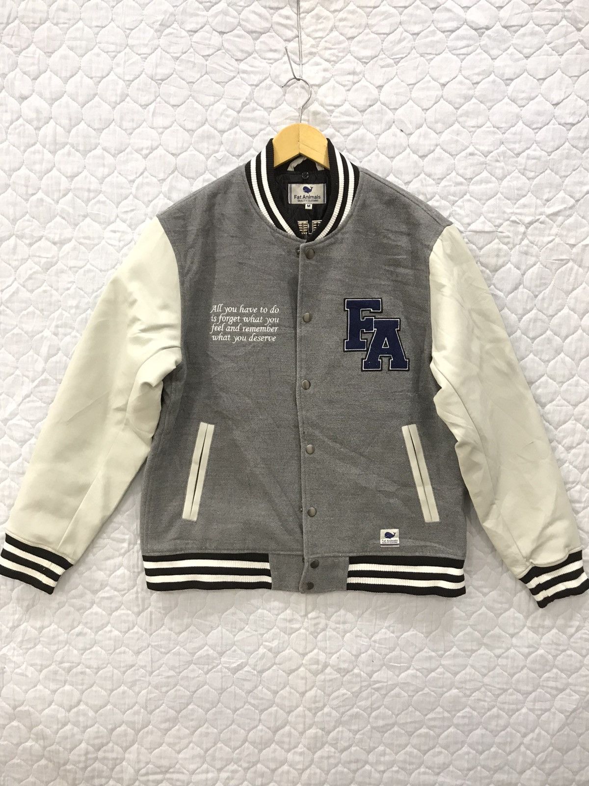 Streetwear H. FAT ANIMAL VARSITY JACKET | Grailed