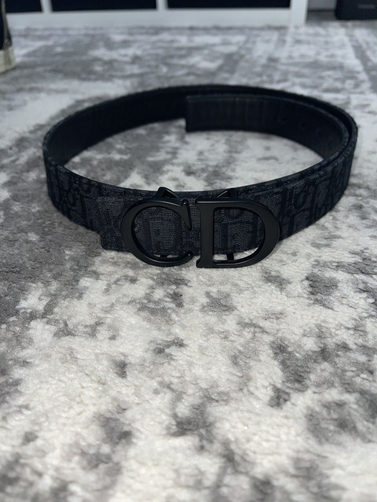 Christian Dior Monsieur × Dior Dior monogram belt | Grailed