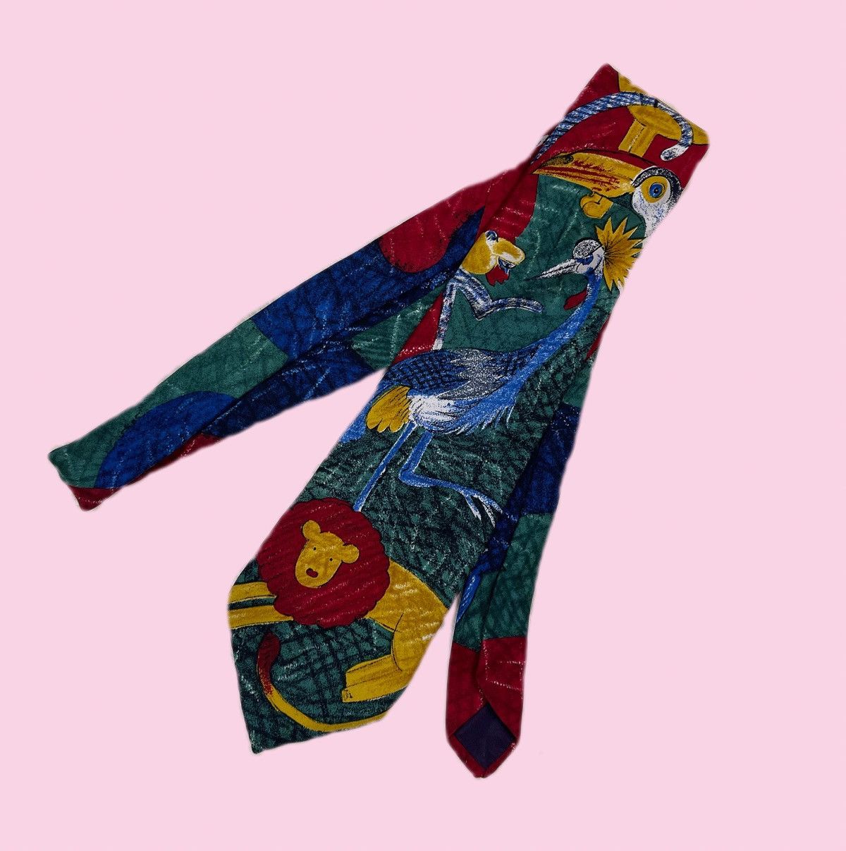 Vintage 1990s Silk WWF Tie | Grailed