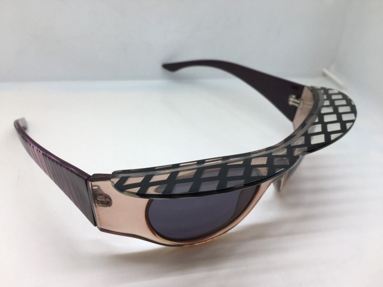 Vintage MOD OP ART RUNWAY SHOW VISOR COUTURE SUNGLASSES | Grailed