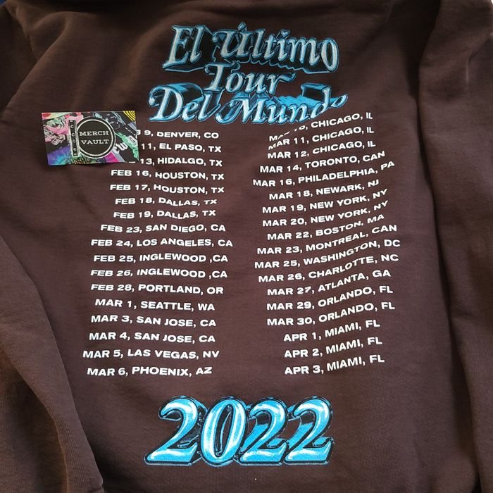 Streetwear Bad Bunny El Ultimo Tour del Mundo Hoodie | Grailed
