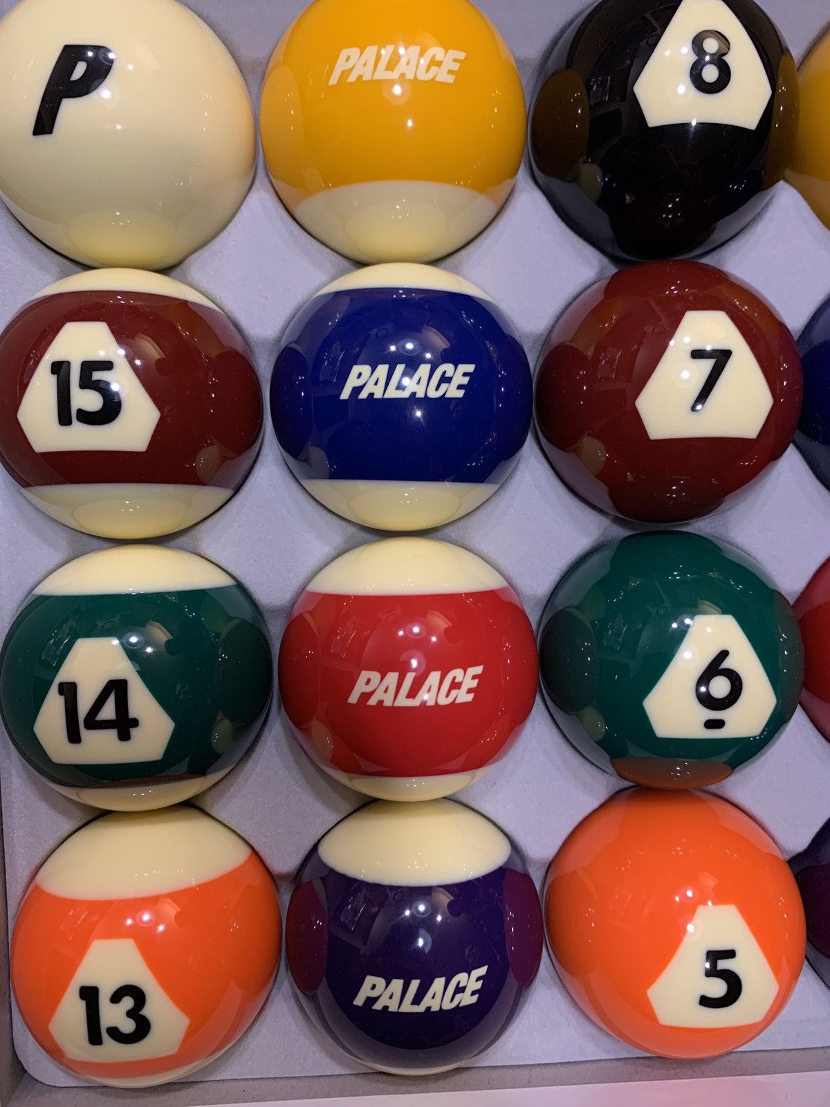 Palace ENGLISH POOL BALLS (FULL SET) | Grailed