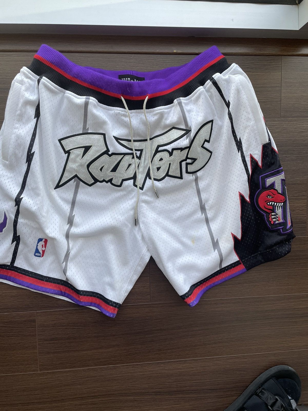 Just Don Just don retro Raptors shorts | Grailed