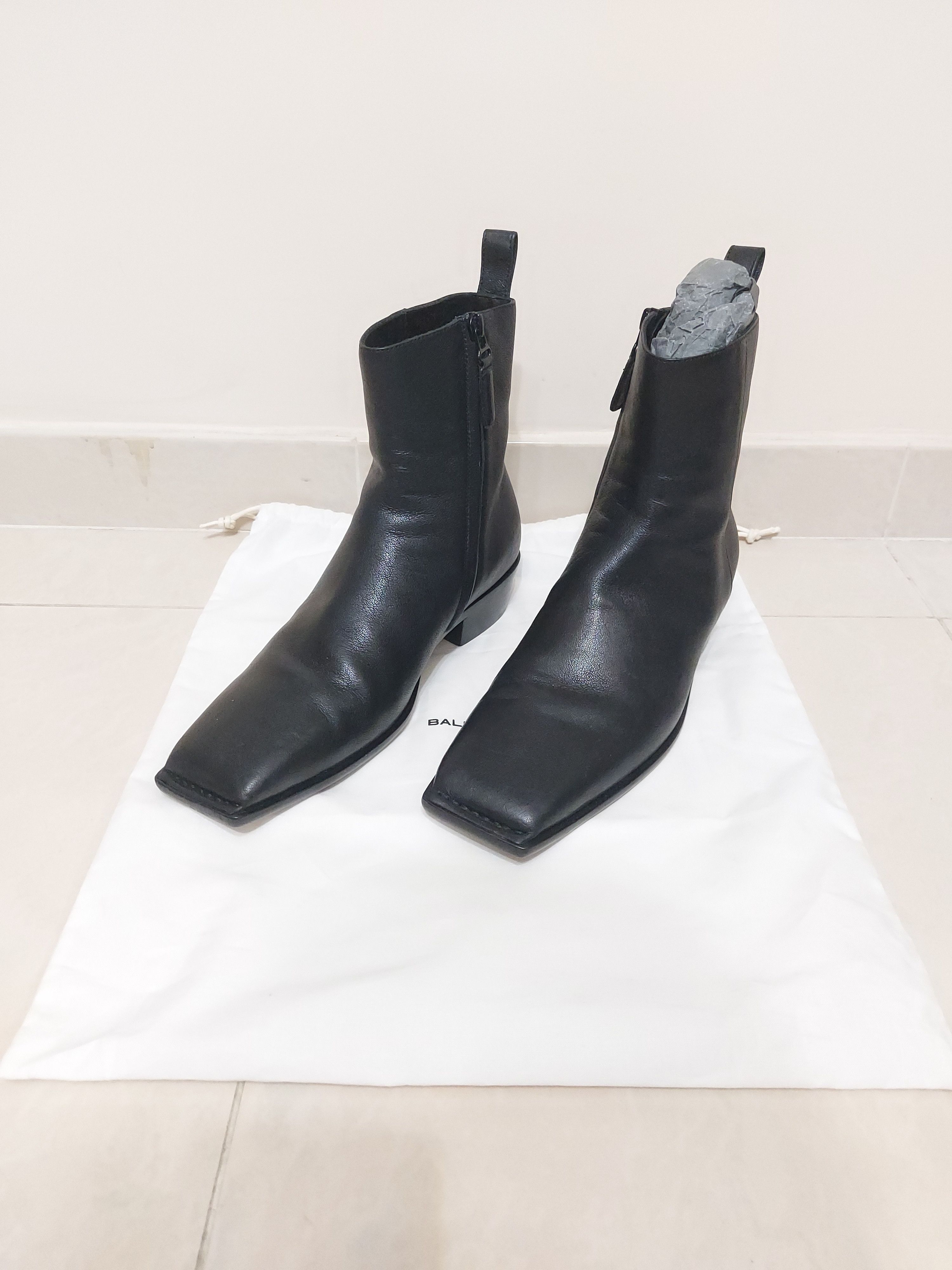 Balenciaga Square Toe Boots