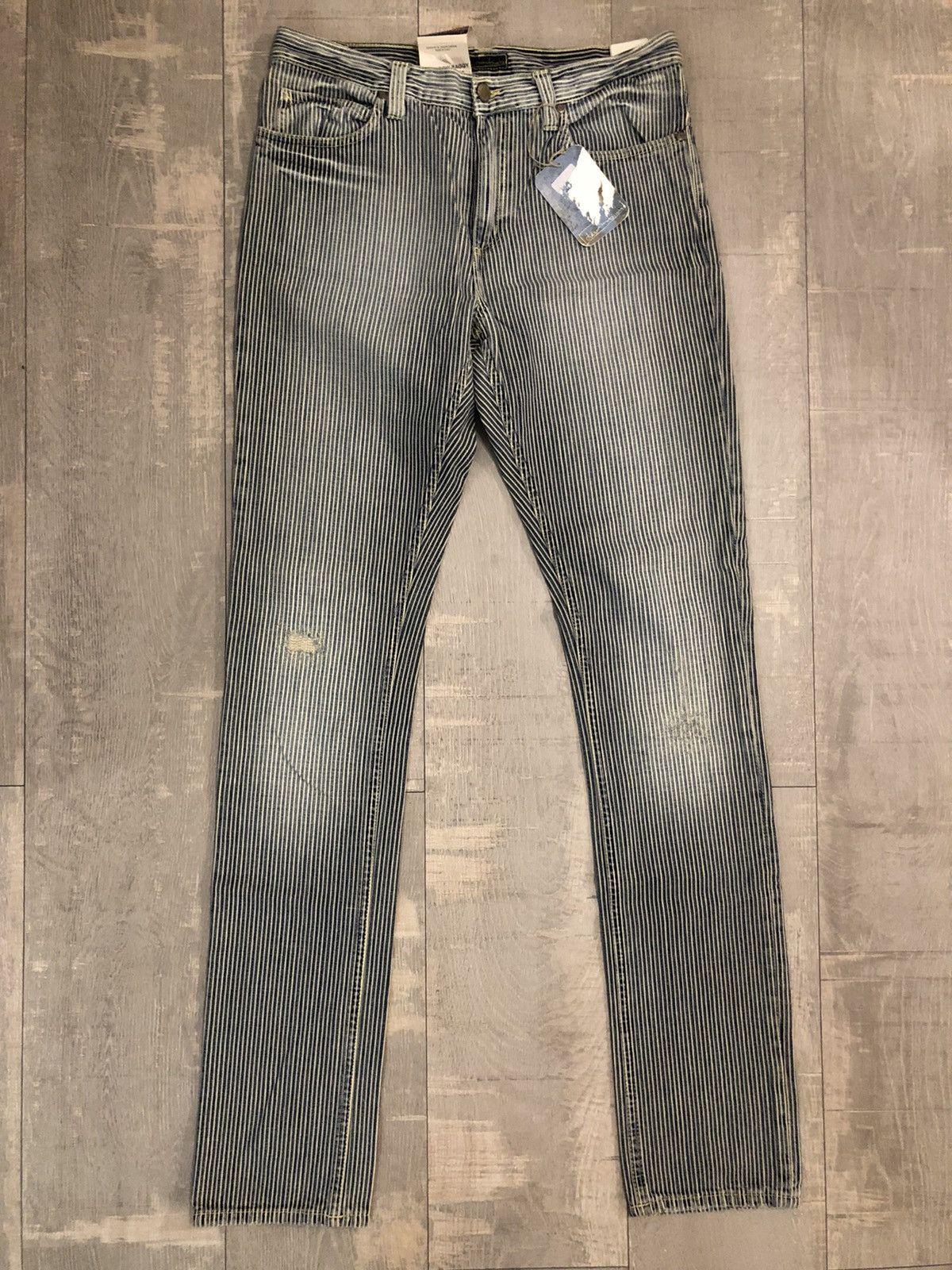 Nudie Jeans Denimbirds by Nudie Jeans Narrow BaggyIndigo Stripe S ...