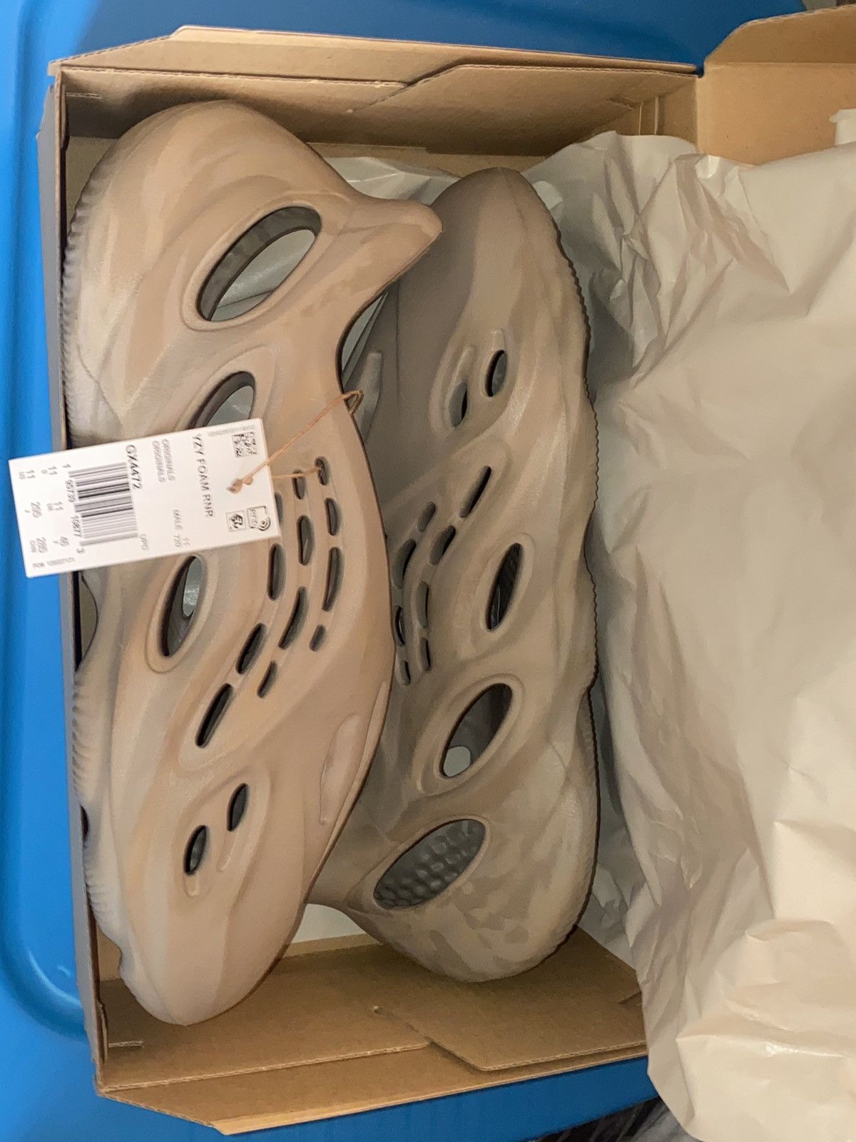 Adidas Yeezy Foam RNR Adults Stone Sage | Grailed