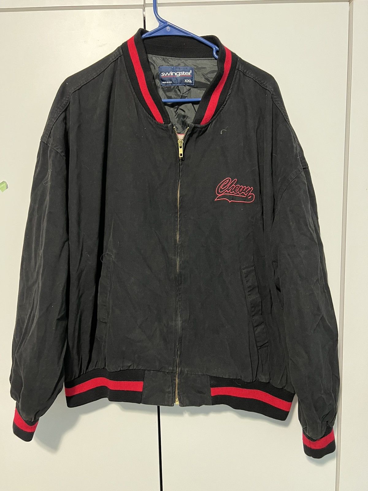 Made In Usa × Racing × Vintage Vintage Chevy bomber jacket | Grailed