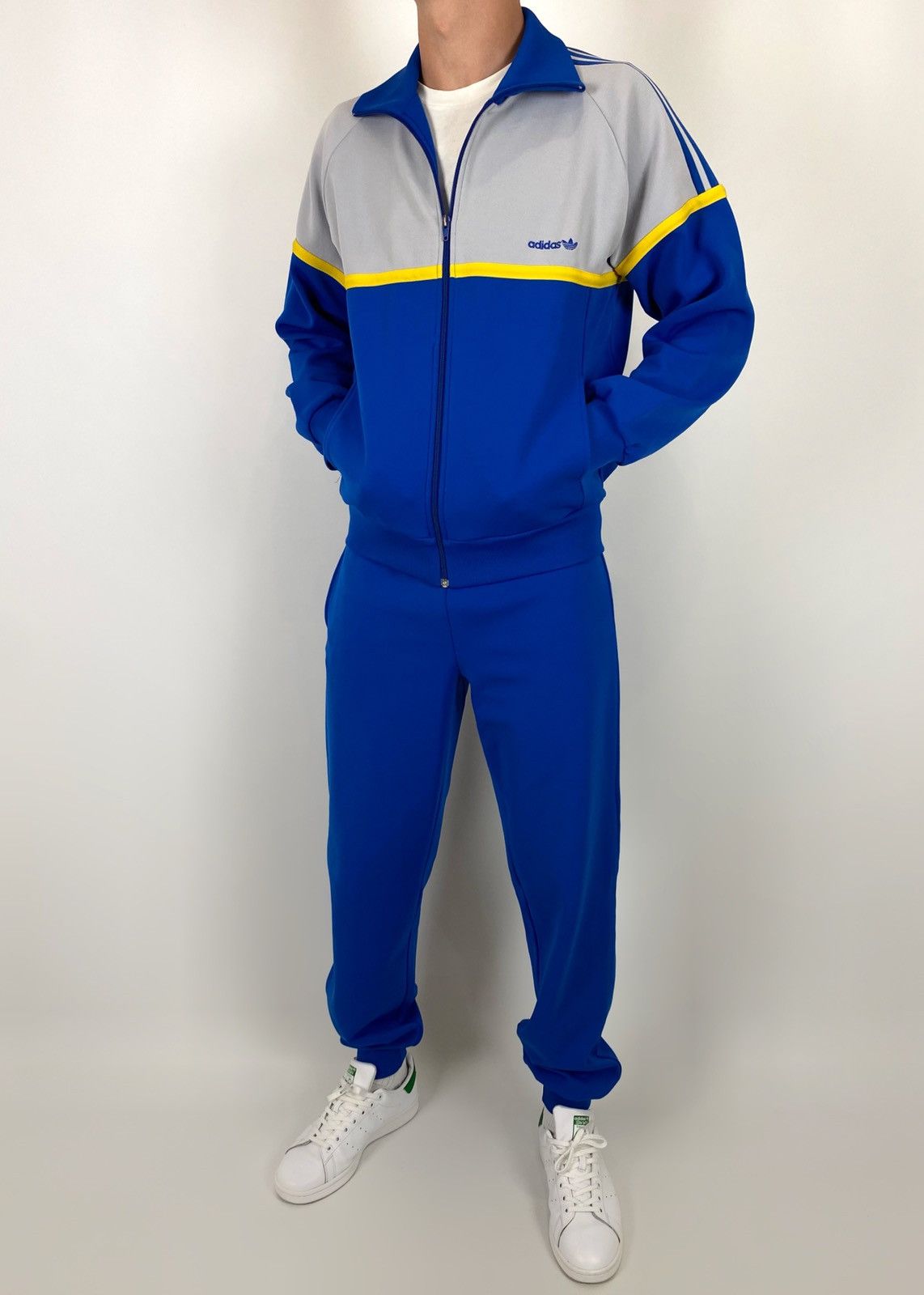 Adidas × Streetwear × Vintage 1980’s Vintage Rare Adidas Tracksuit Top ...
