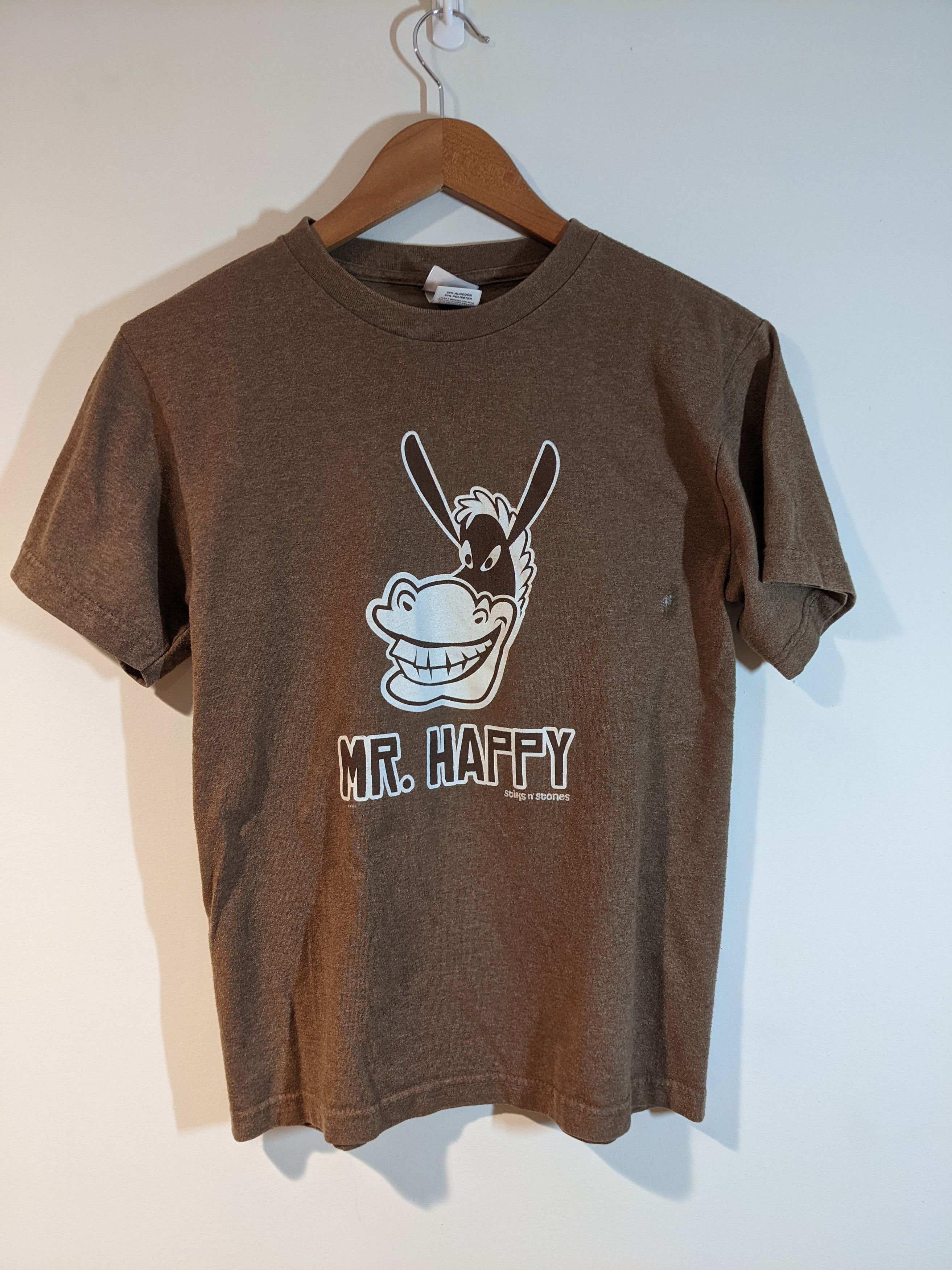 Cartoon Network × Vintage Vintage Mr Happy Stiks N' Stones T-Shirt ...