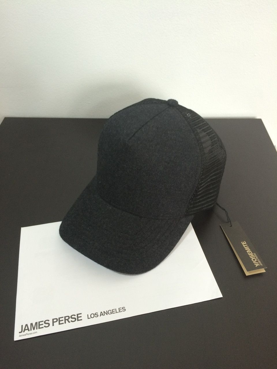 James Perse Yosemite Trucker Hat Charcoal | Grailed