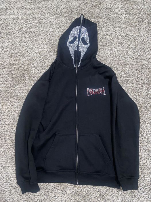Insomnia Visuals Insomnia Scream Full Zip-Up Hoodie | Grailed