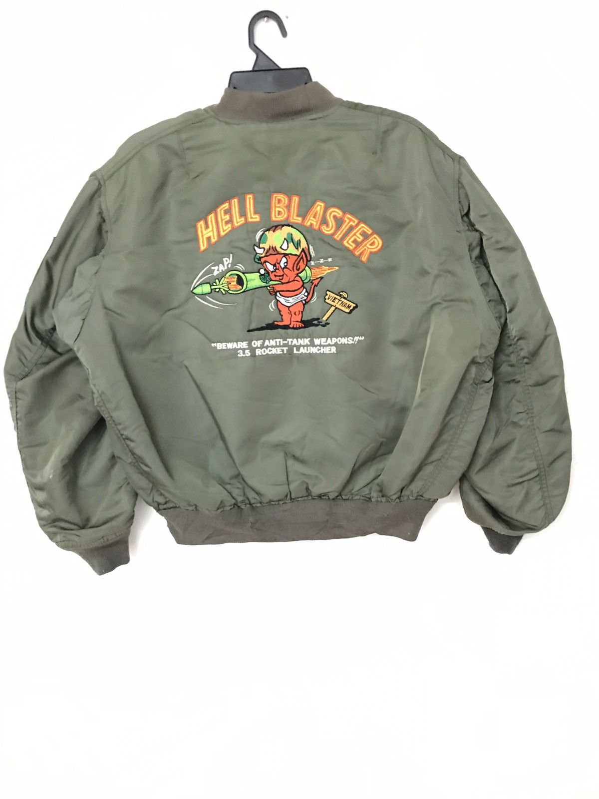 Vintage Vintage Hell Blaster Bomber Jacket | Grailed