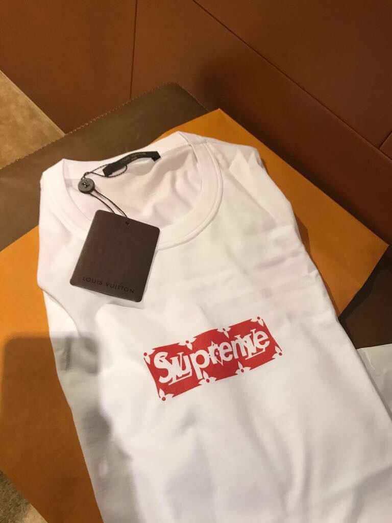Louis Vuitton × Supreme Supreme X Louis Vuitton Box Logo Tee | Grailed