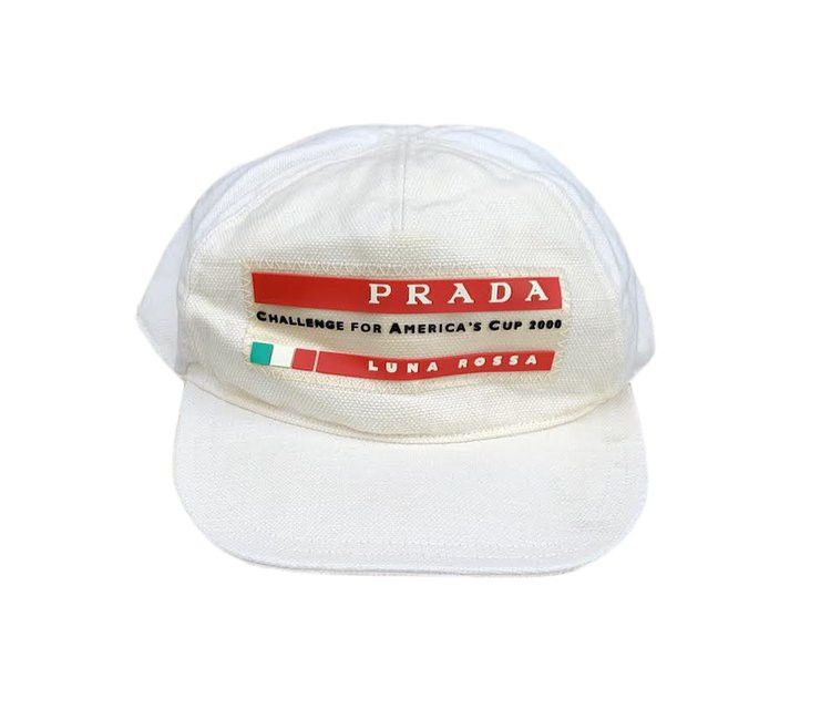 Prada Vintage Prada Luna Rossa 2000 America's Cup White Hat | Grailed