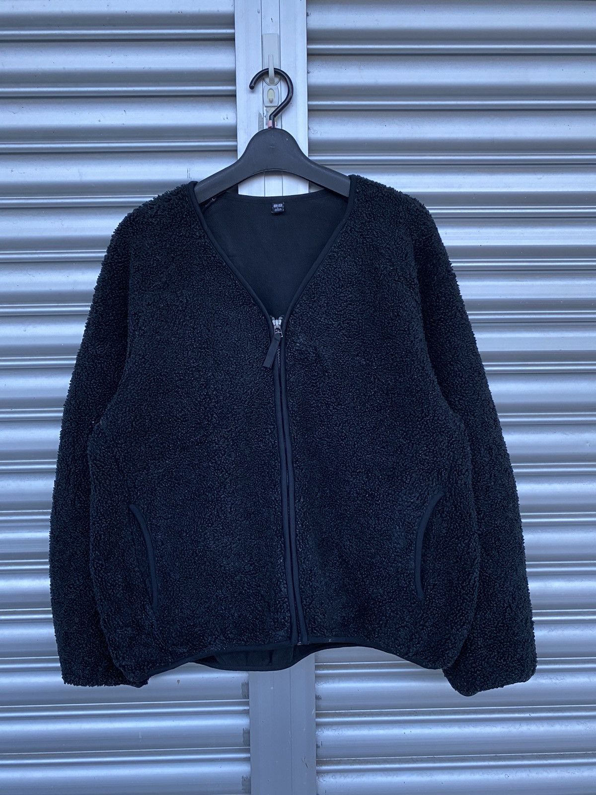 Japanese Brand × Rare × Uniqlo Uniqlo fleece bulky jacket very rare ...