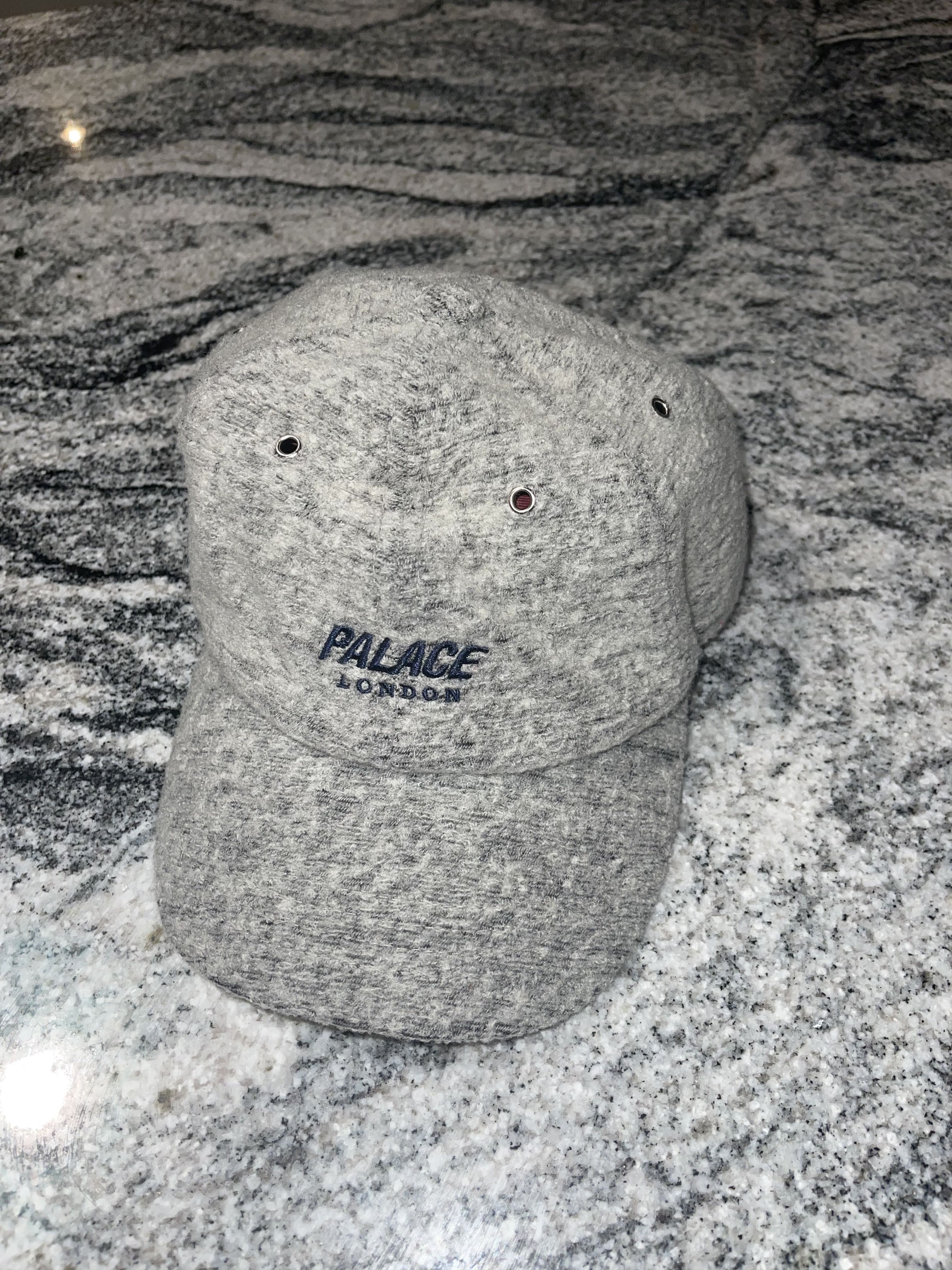Palace Palace Grey Wool Cap | Grailed