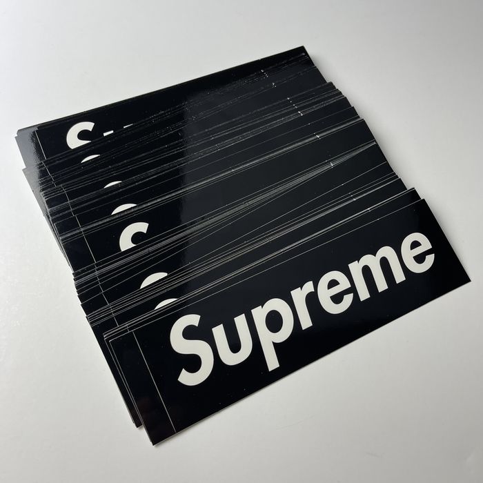 Supreme 2006 Supreme Black Box Logo Sticker (x1) | Grailed